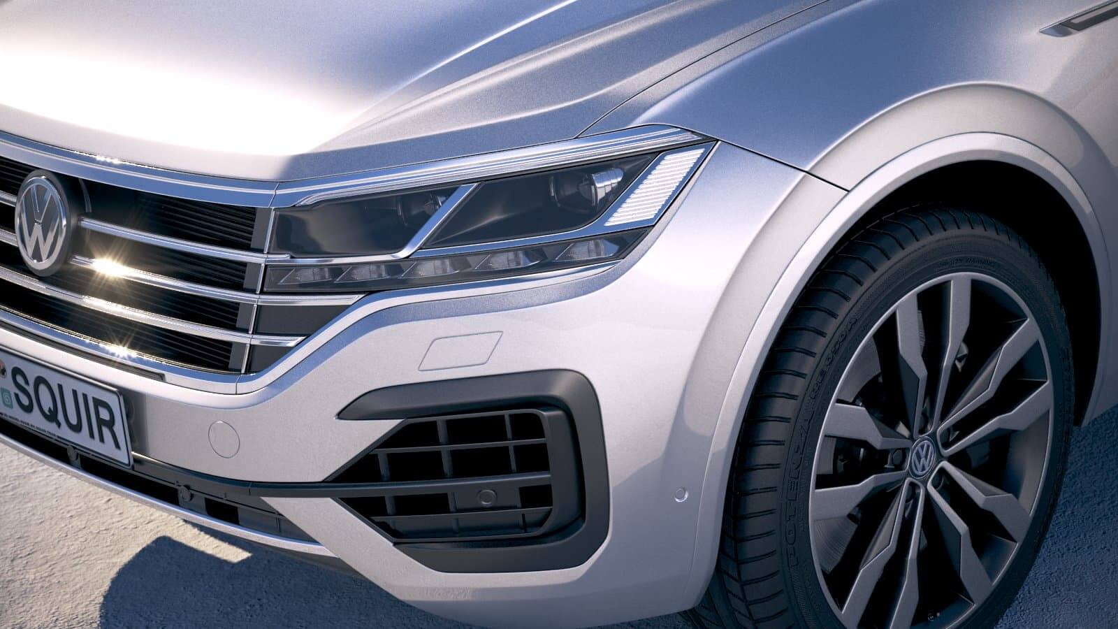 Volkswagen Touareg R-line 2019 3D Model by SQUIR