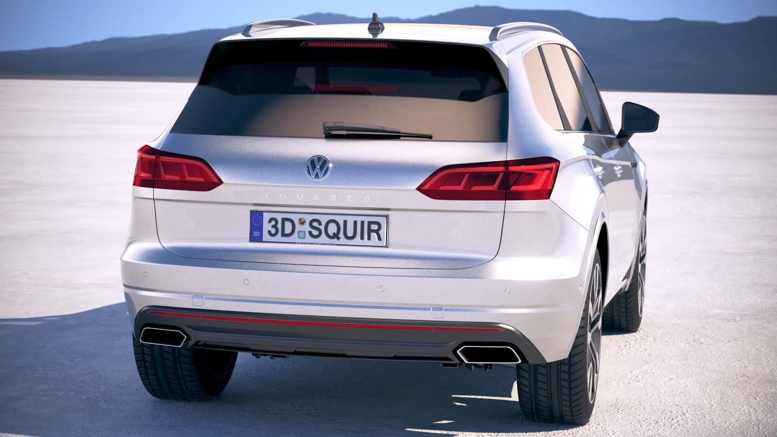 Volkswagen Touareg R-line 2019 3D Model by SQUIR