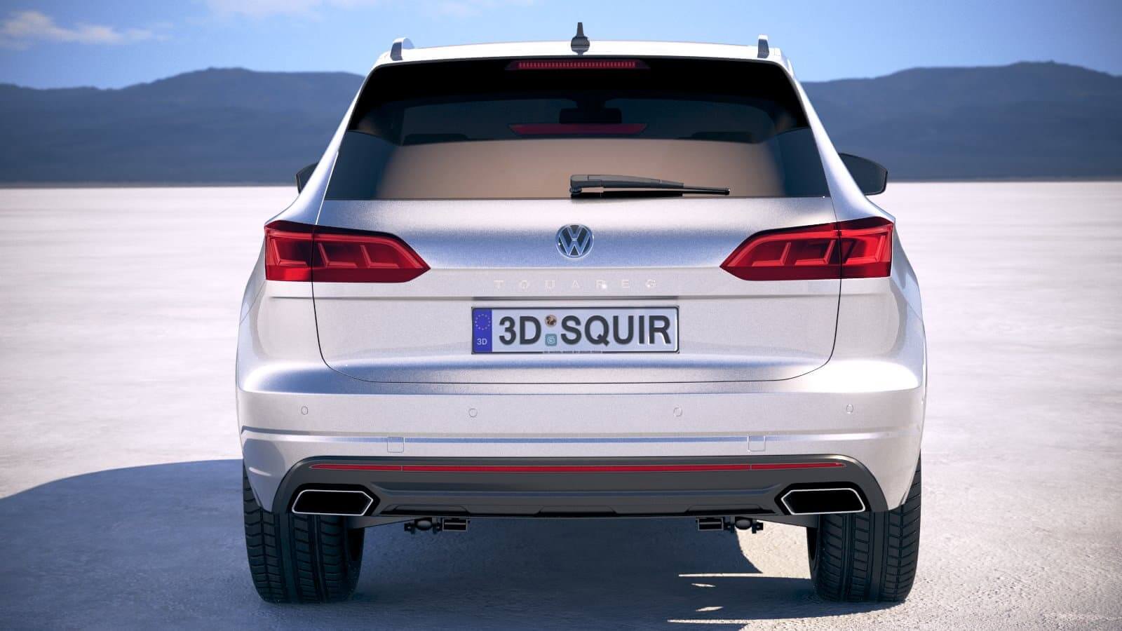 Volkswagen Touareg R-line 2019 3D Model by SQUIR