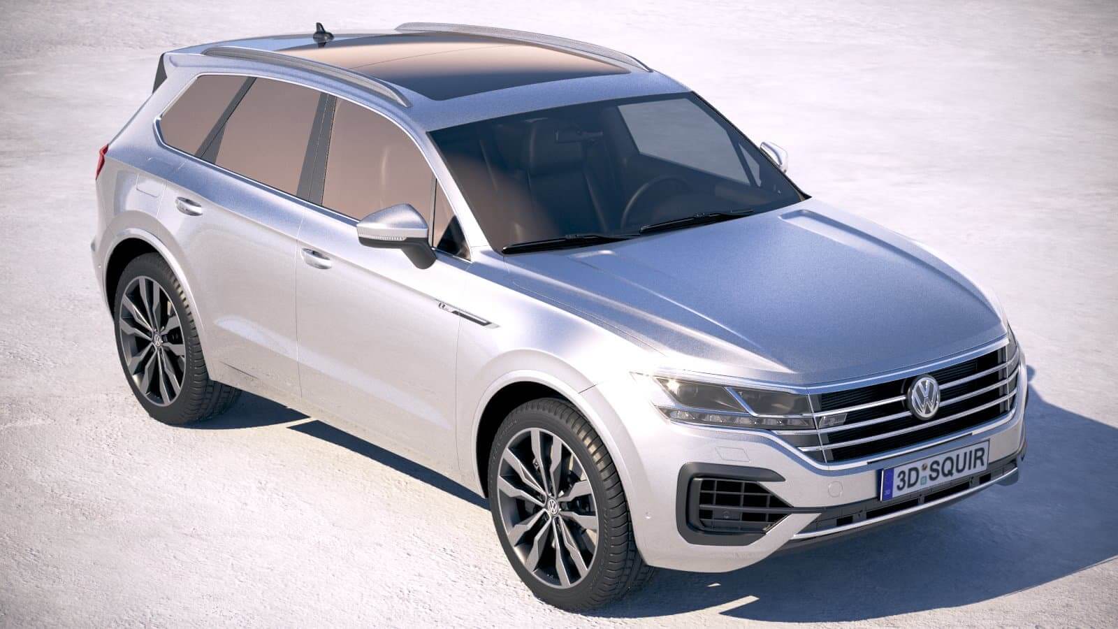 Volkswagen Touareg R-line 2019 3D Model by SQUIR
