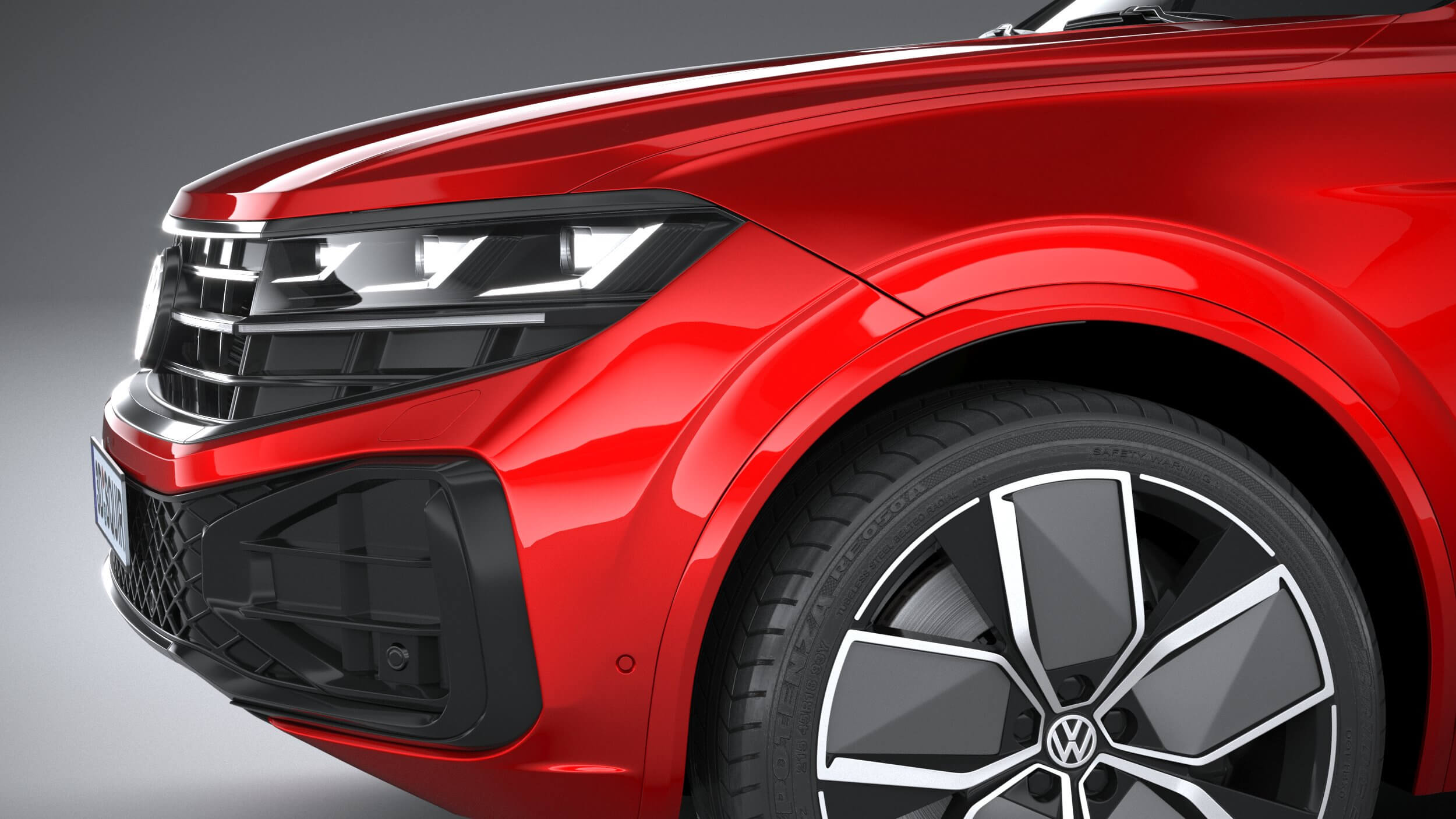 Volkswagen Touareg R-Line 2024 3D Model by SQUIR