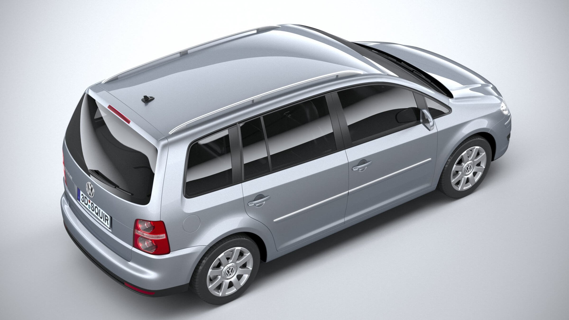 Volkswagen Touran 2007-2011 3D Model by SQUIR