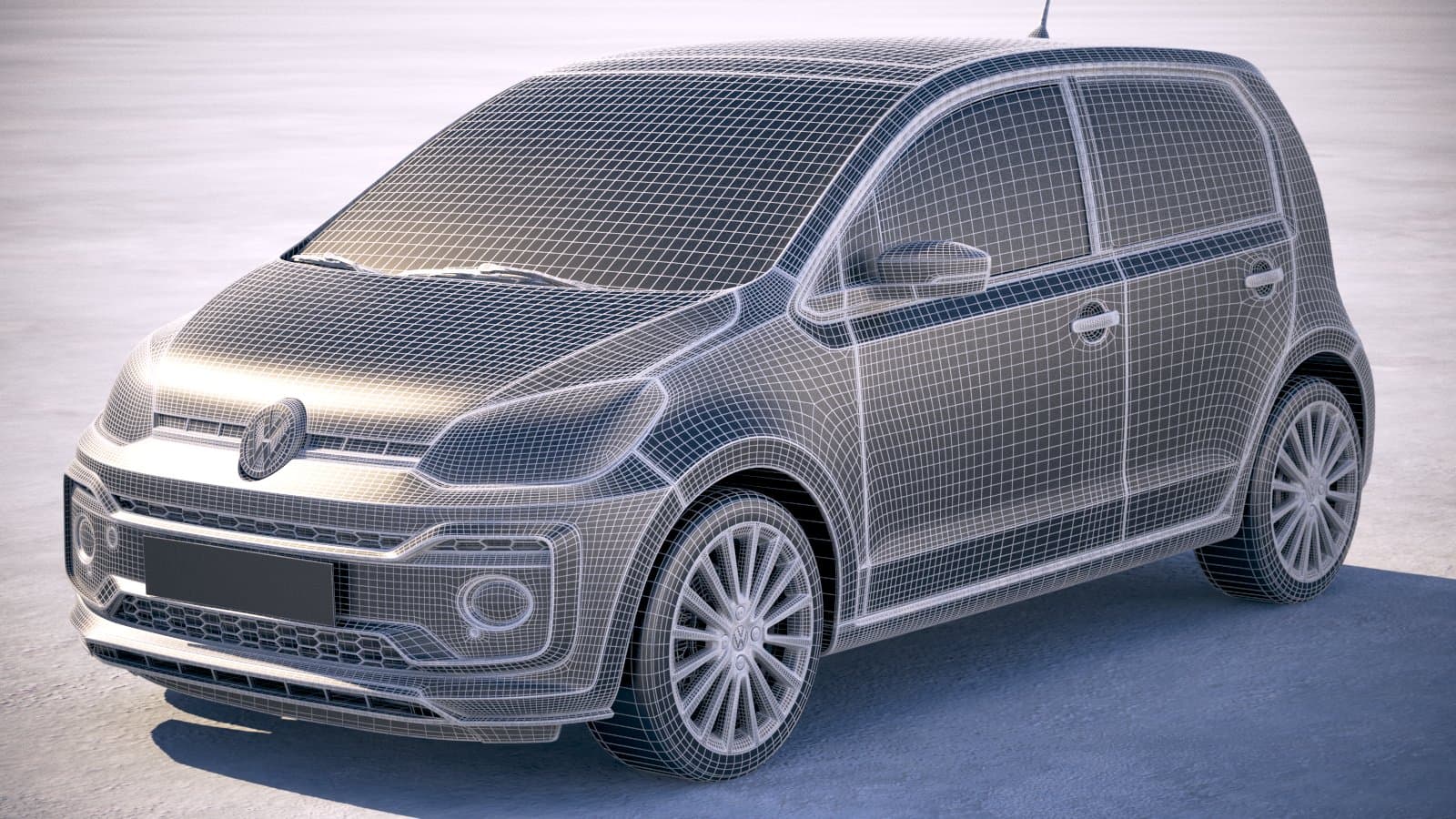Volkswagen UP 5 Door 2018 - 3D Model by SQUIR