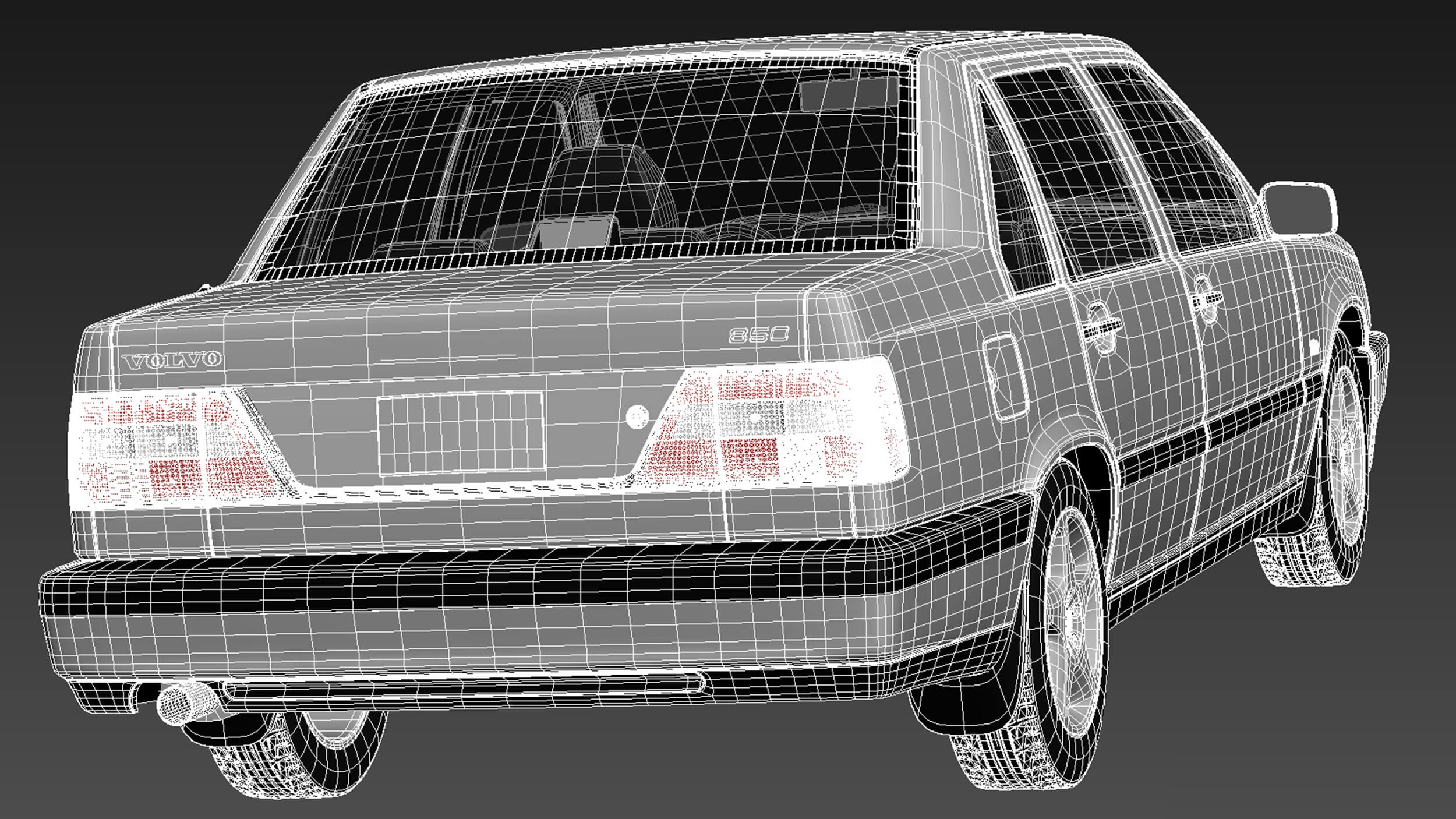 Volvo 850 Sedan EU 1991-1997 3D Model by SQUIR