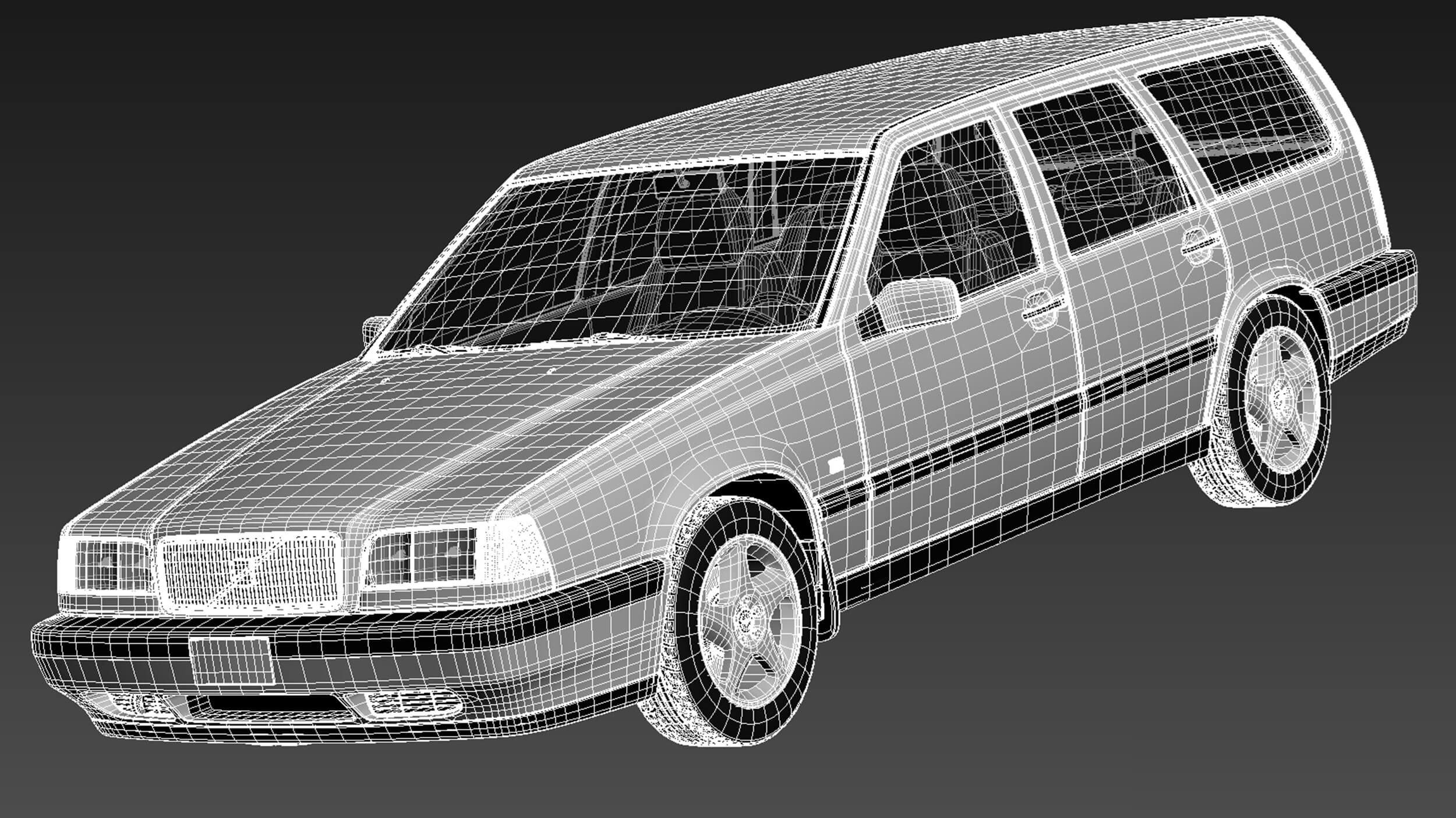 Volvo 850 Wagon EU 1991-1997 3D Model by SQUIR