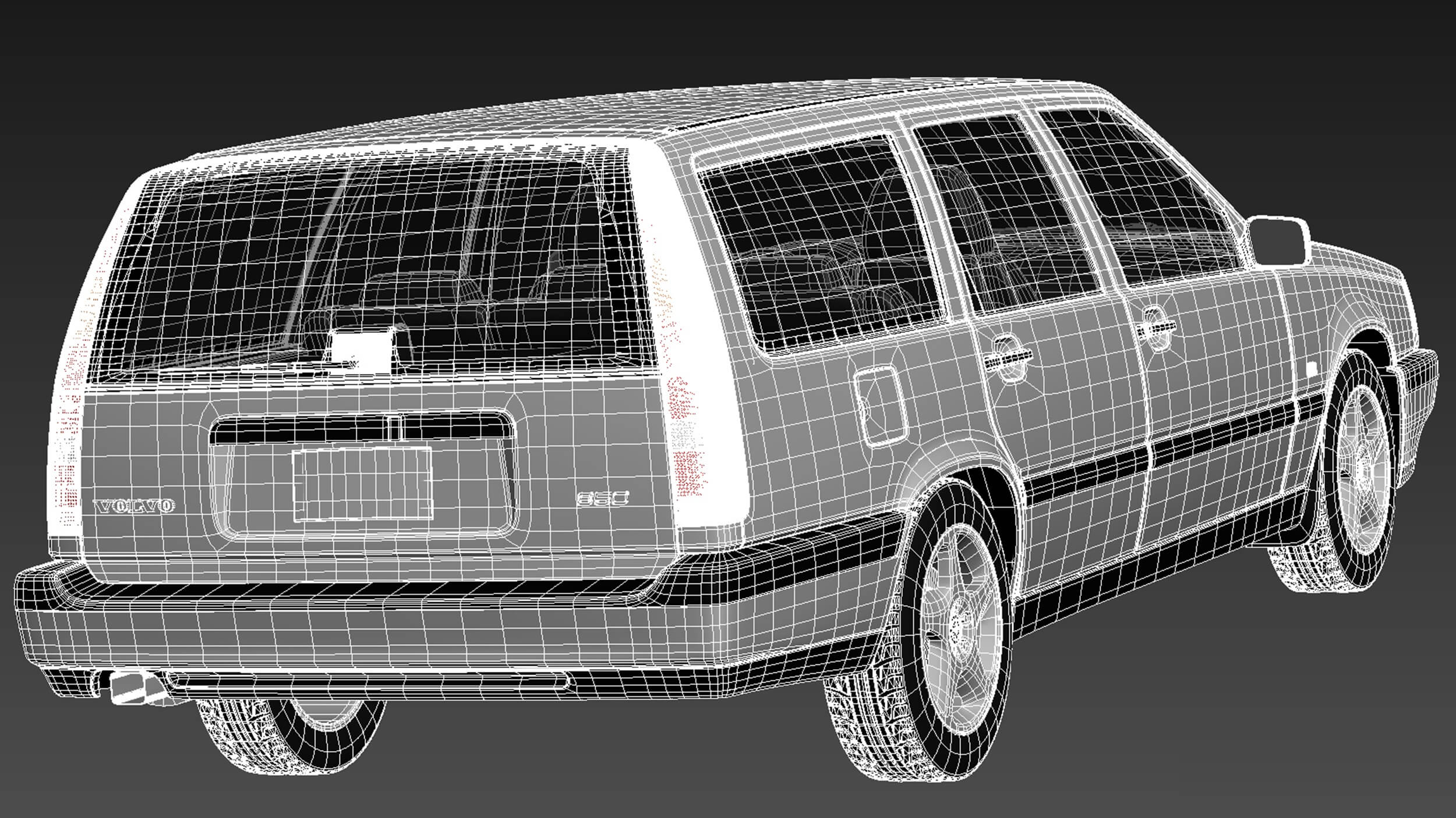 Volvo 850 Wagon EU 1991-1997 3D Model by SQUIR