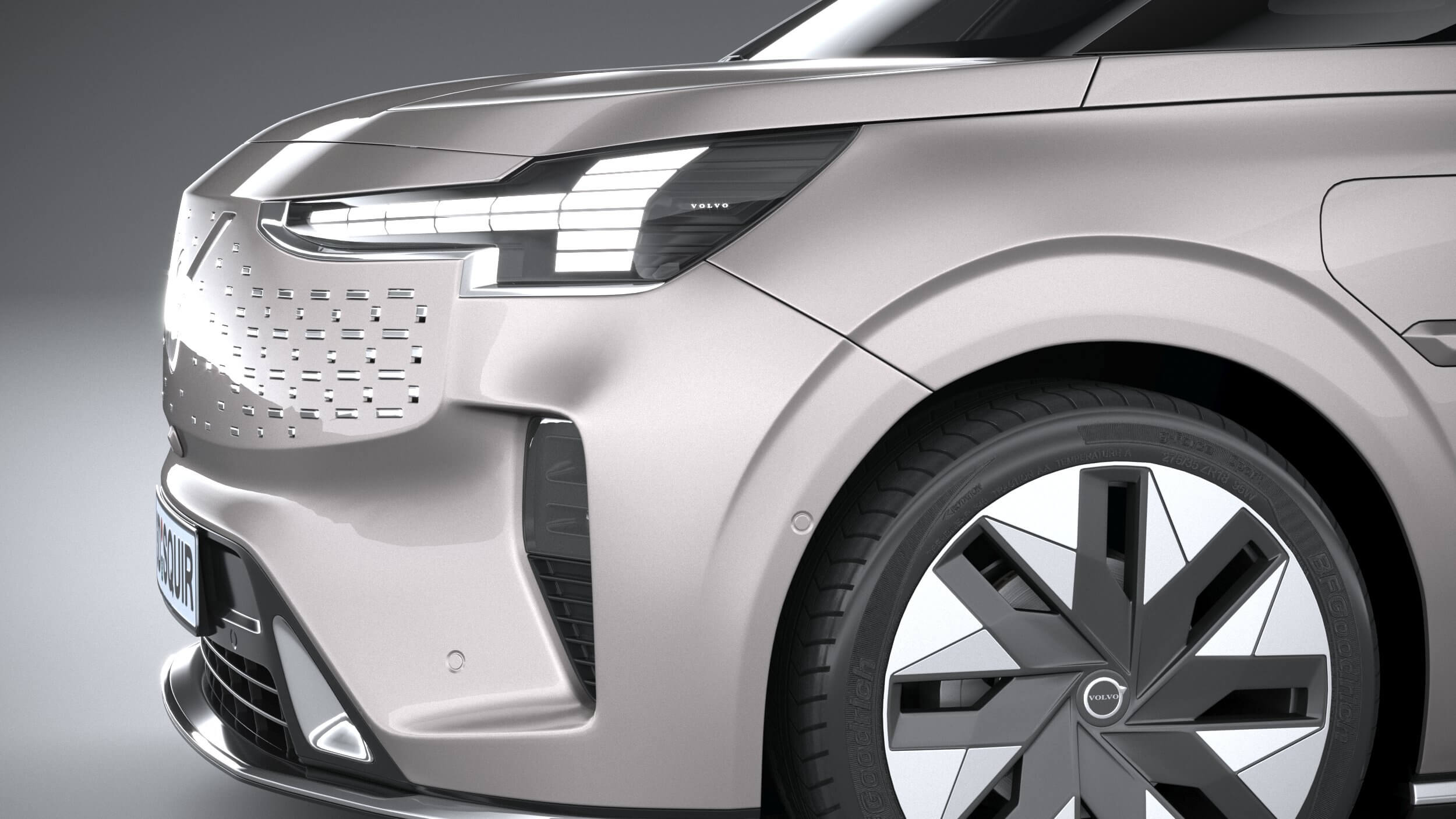 Volvo EM90 2024 - 3D Model by SQUIR