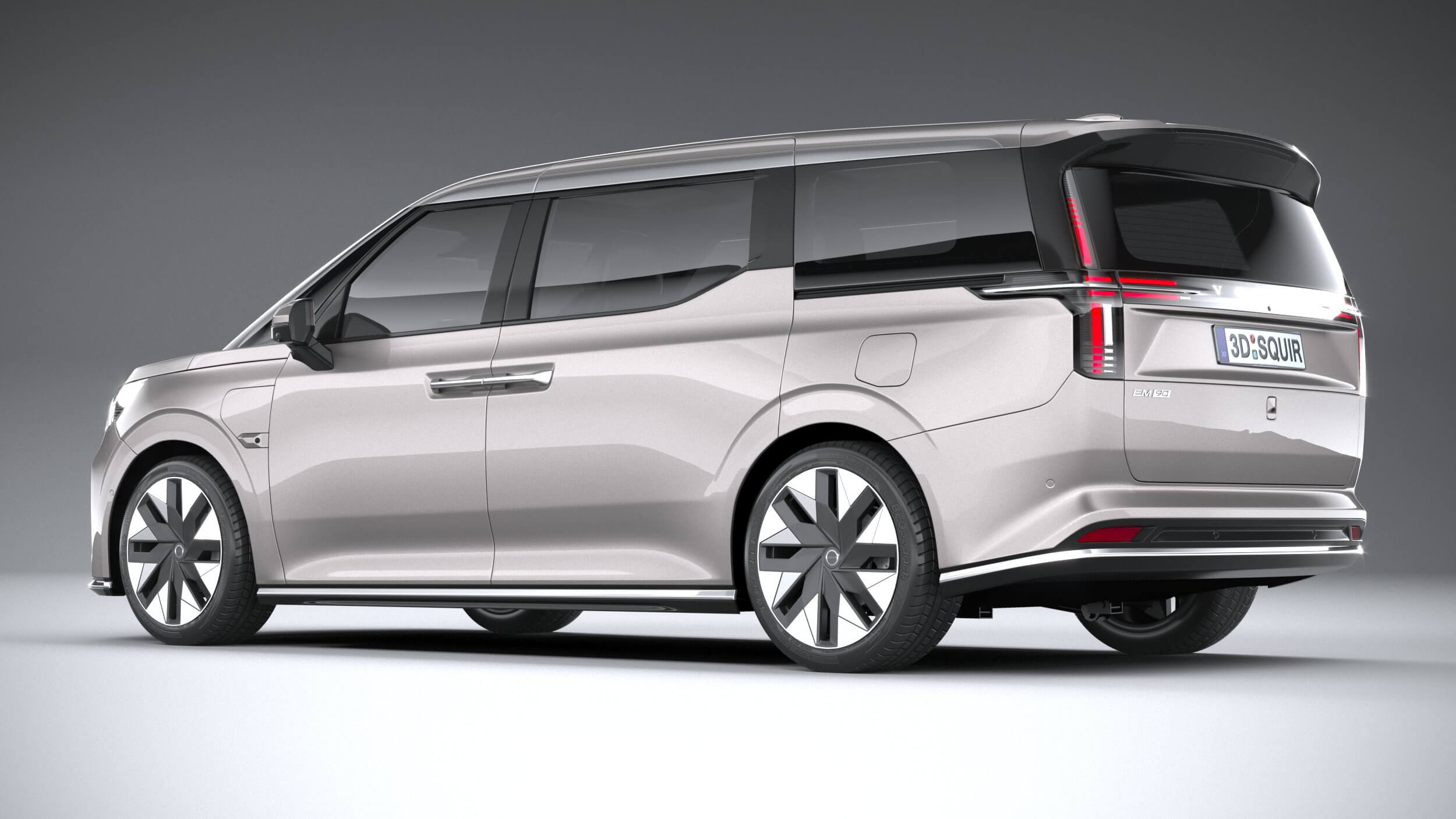 Volvo EM90 2024 - 3D Model by SQUIR