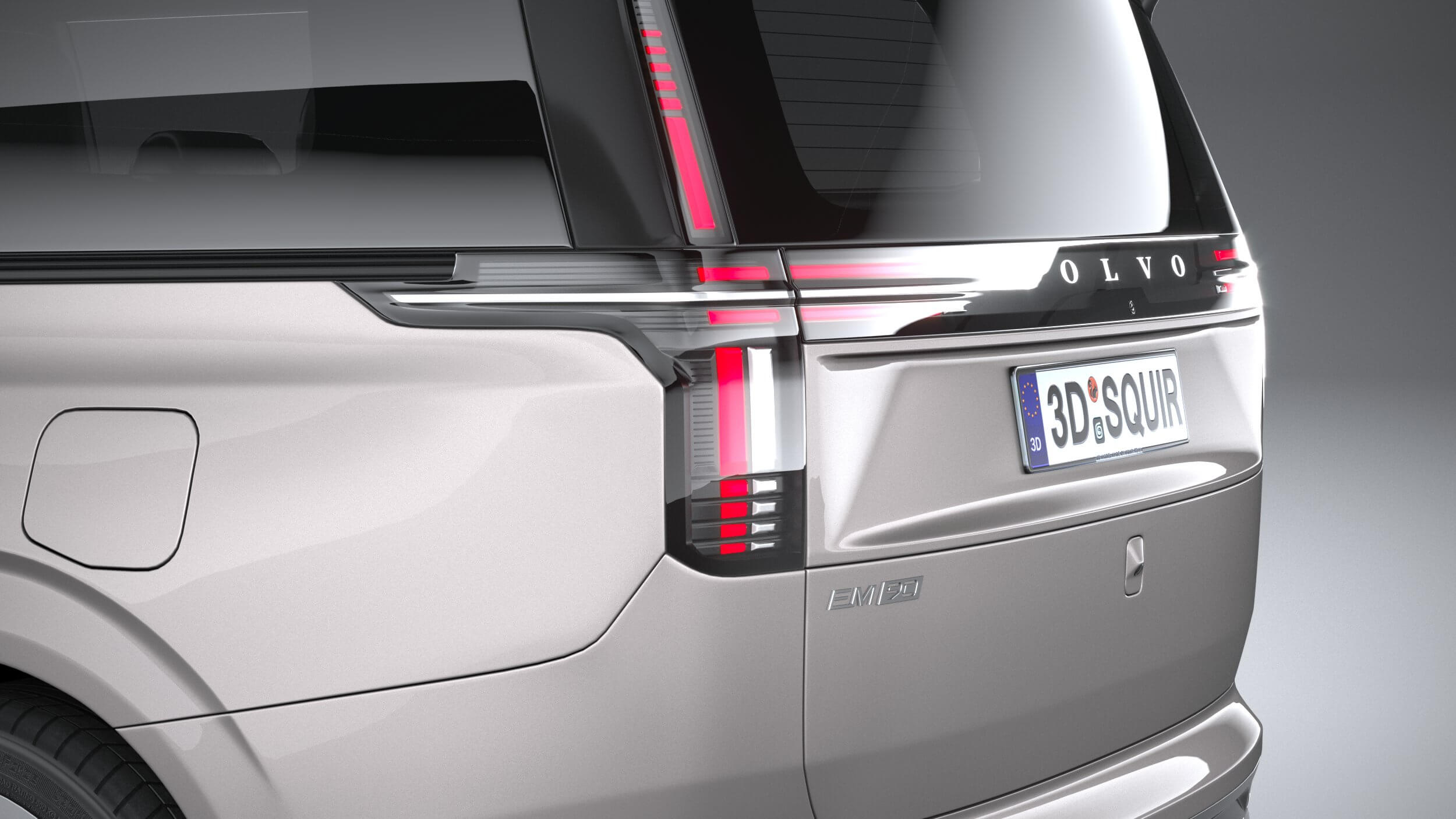 Volvo EM90 2024 - 3D Model by SQUIR