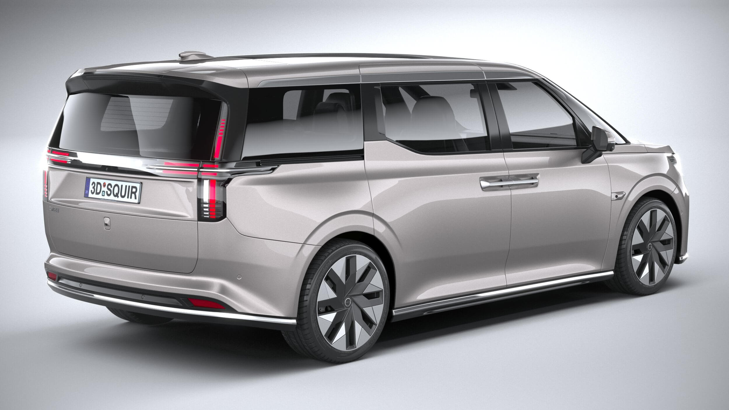 Volvo EM90 2024 - 3D Model by SQUIR