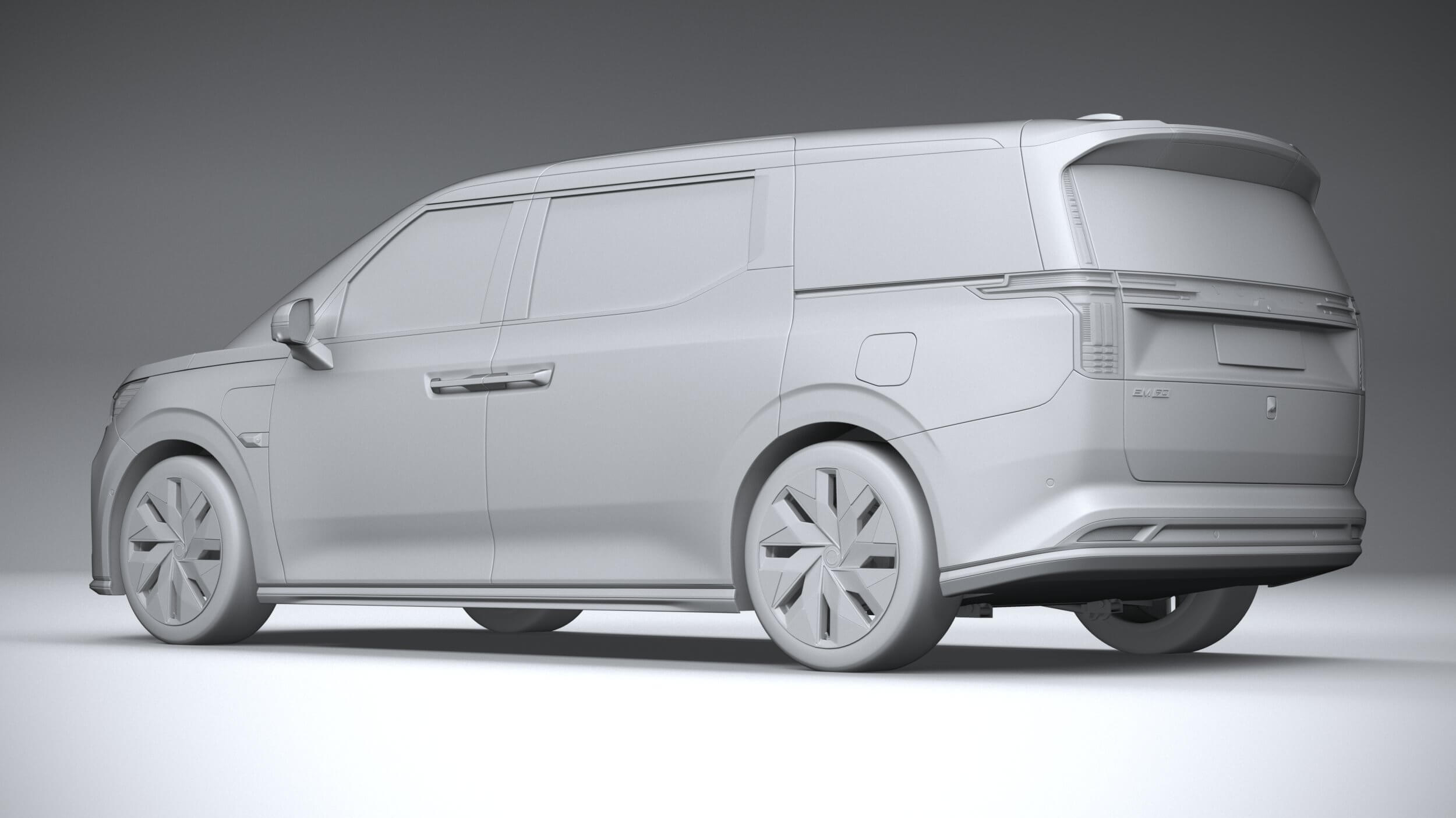 Volvo EM90 2024 - 3D Model by SQUIR