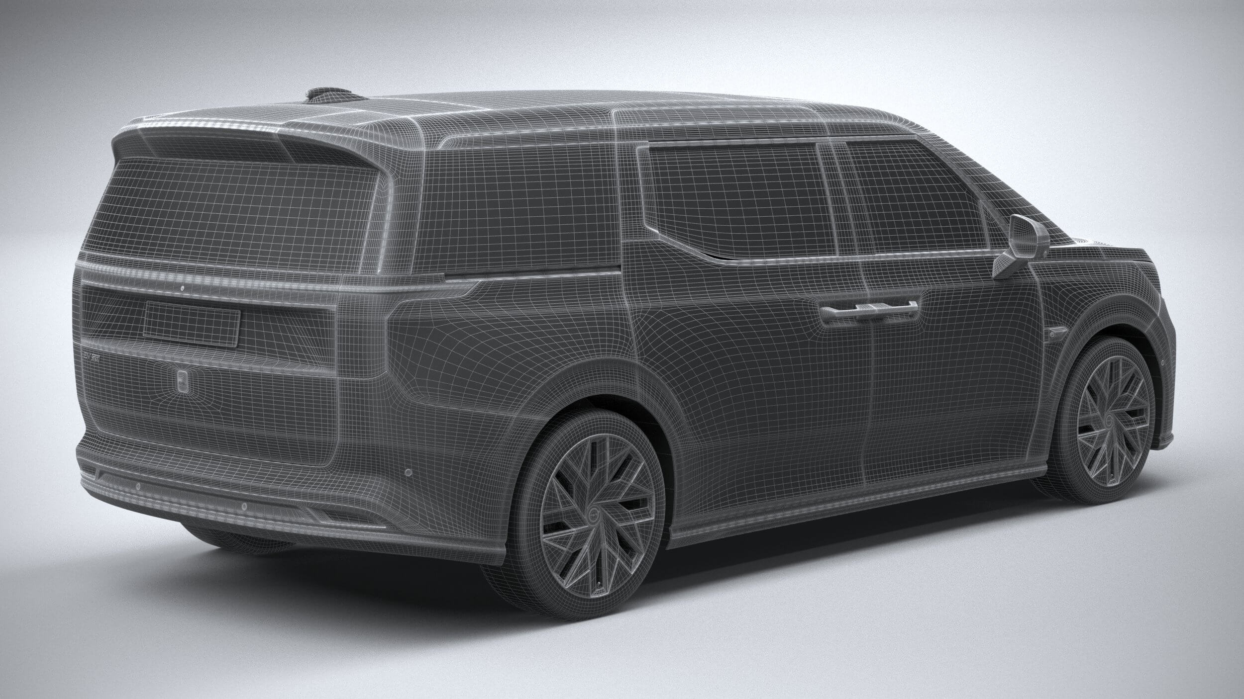 Volvo EM90 2024 - 3D Model by SQUIR