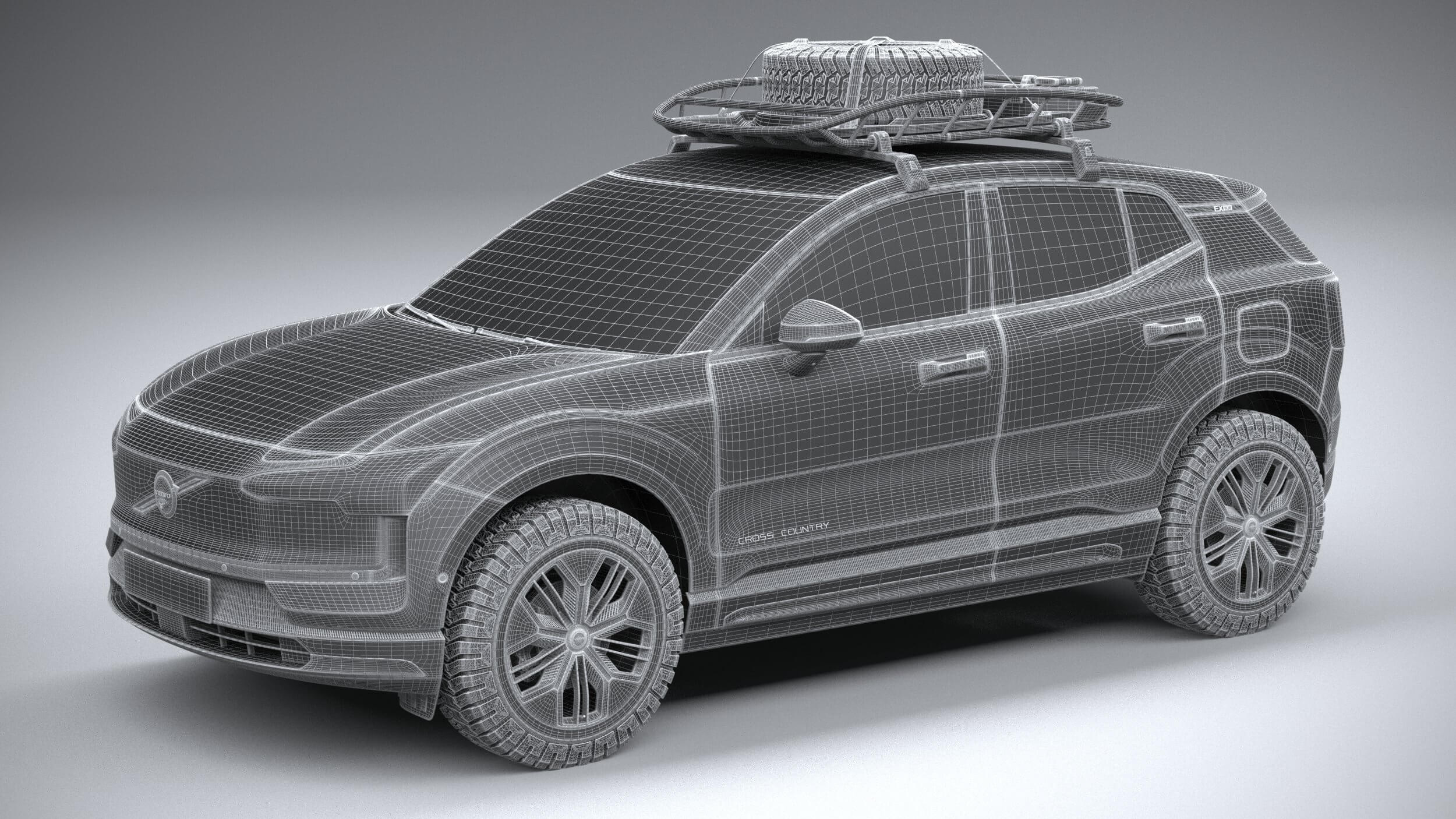 Volvo EX30 Cross Country 2025 - 3D Model by SQUIR