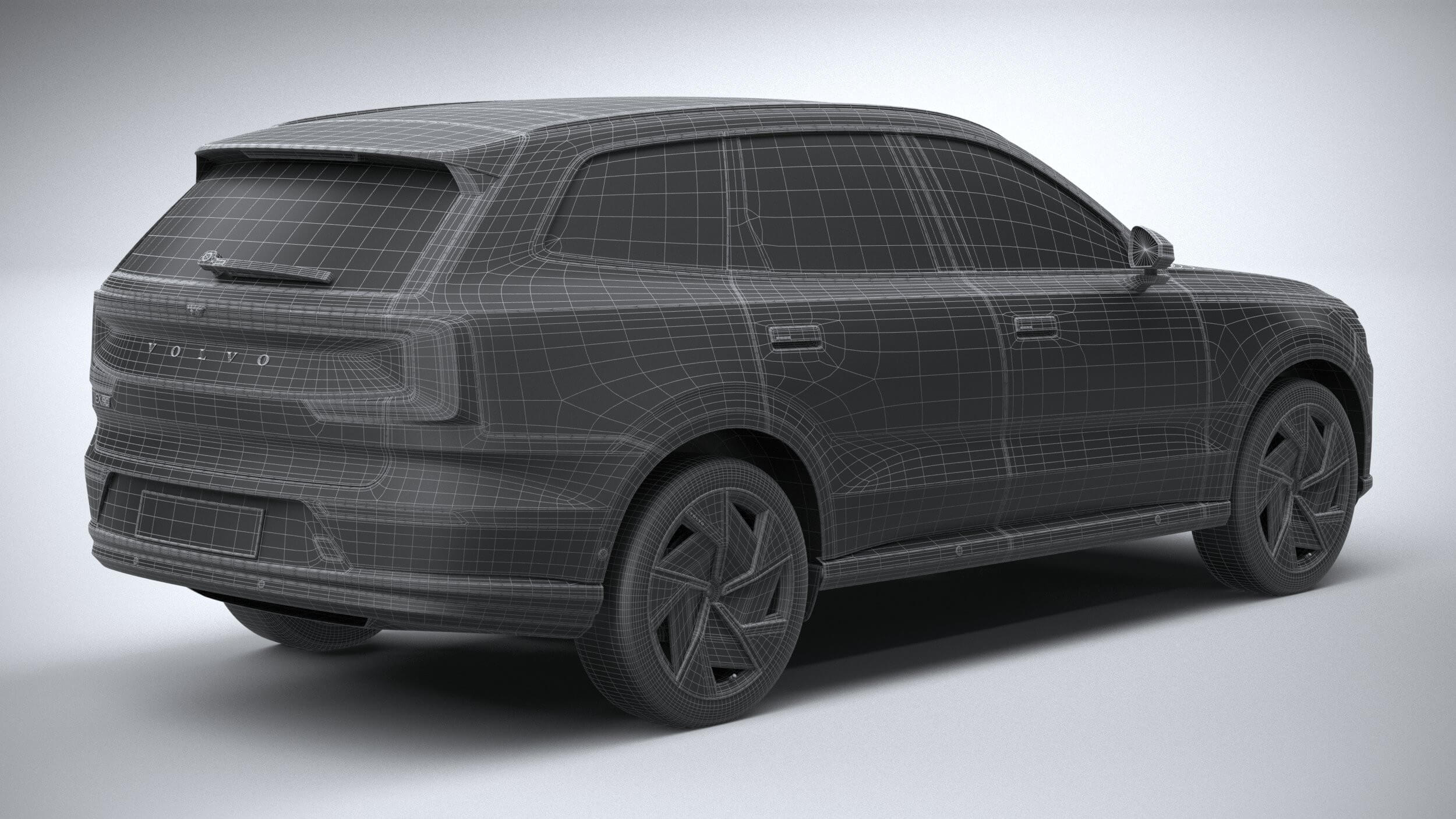 Volvo EX90 2024 - 3D Model by SQUIR