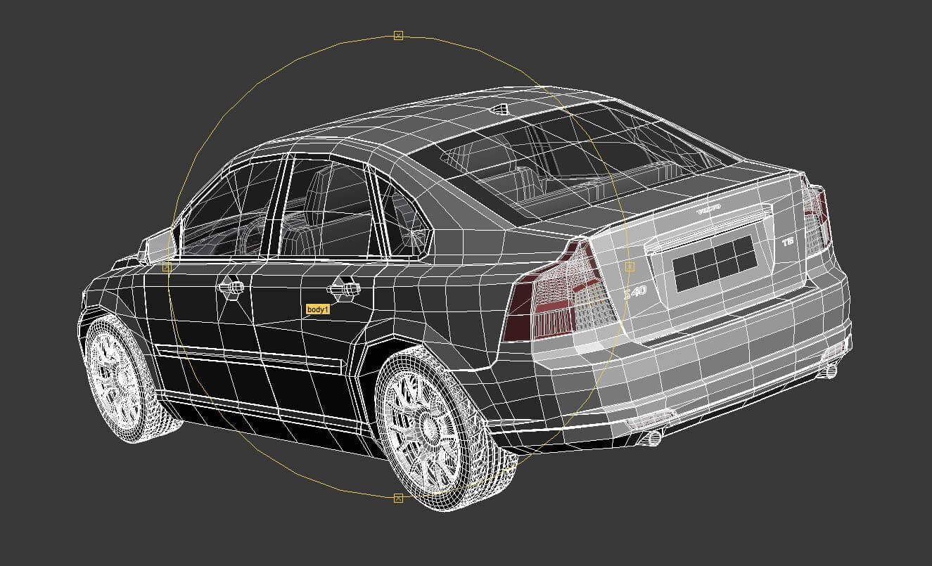 Volvo S40 2008 - 3D Model by SQUIR