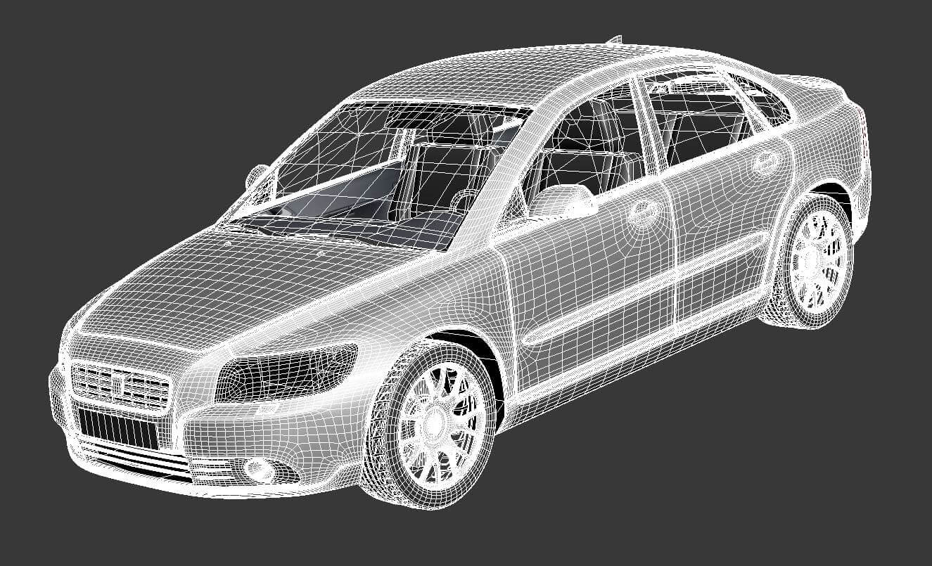 Volvo S40 2008 - 3D Model by SQUIR