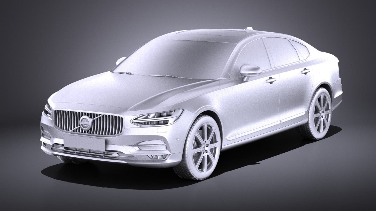 Volvo S90 2017 (V-Ray) 3D Model by SQUIR
