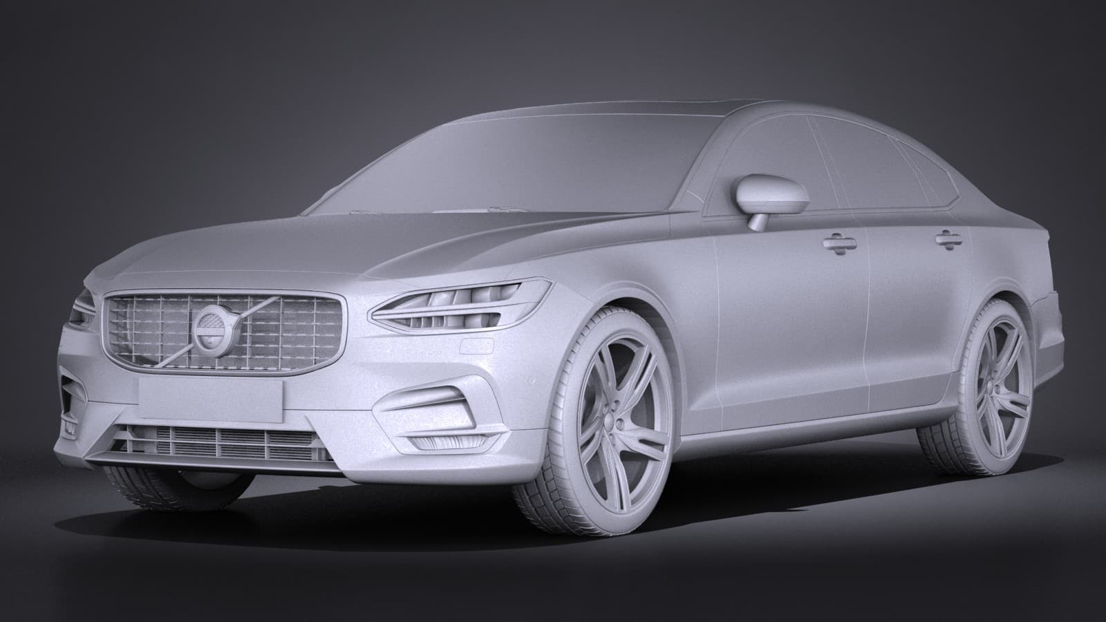 Volvo S90 R-Design 2017 3D Model by SQUIR
