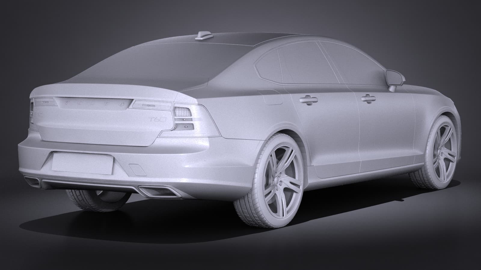 Volvo S90 R-Design 2017 3D Model by SQUIR