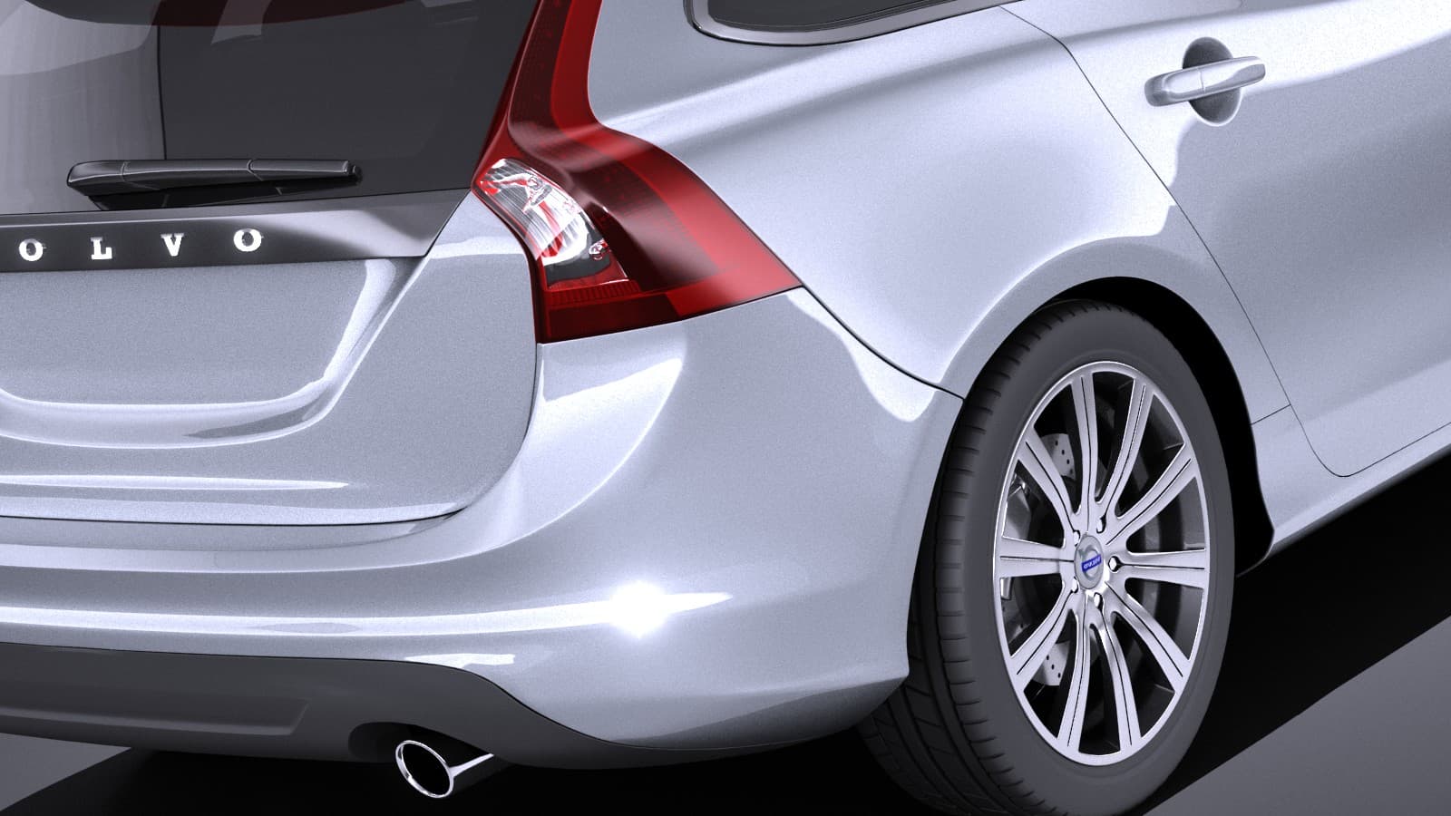 Volvo V60 2014 (V-Ray) 3D Model by SQUIR