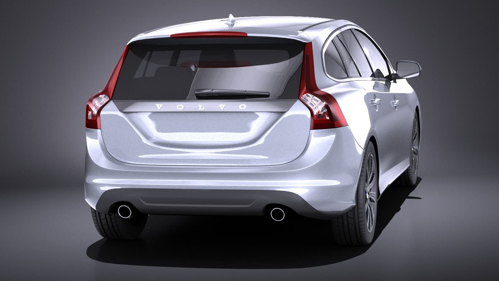 Volvo V60 2014 (V-Ray) 3D Model by SQUIR
