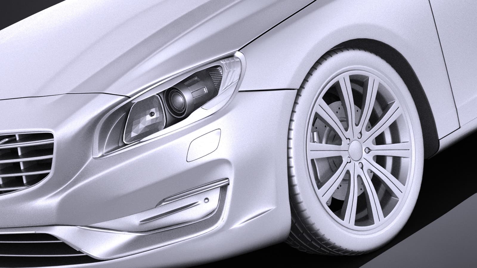 Volvo V60 2014 (V-Ray) 3D Model by SQUIR