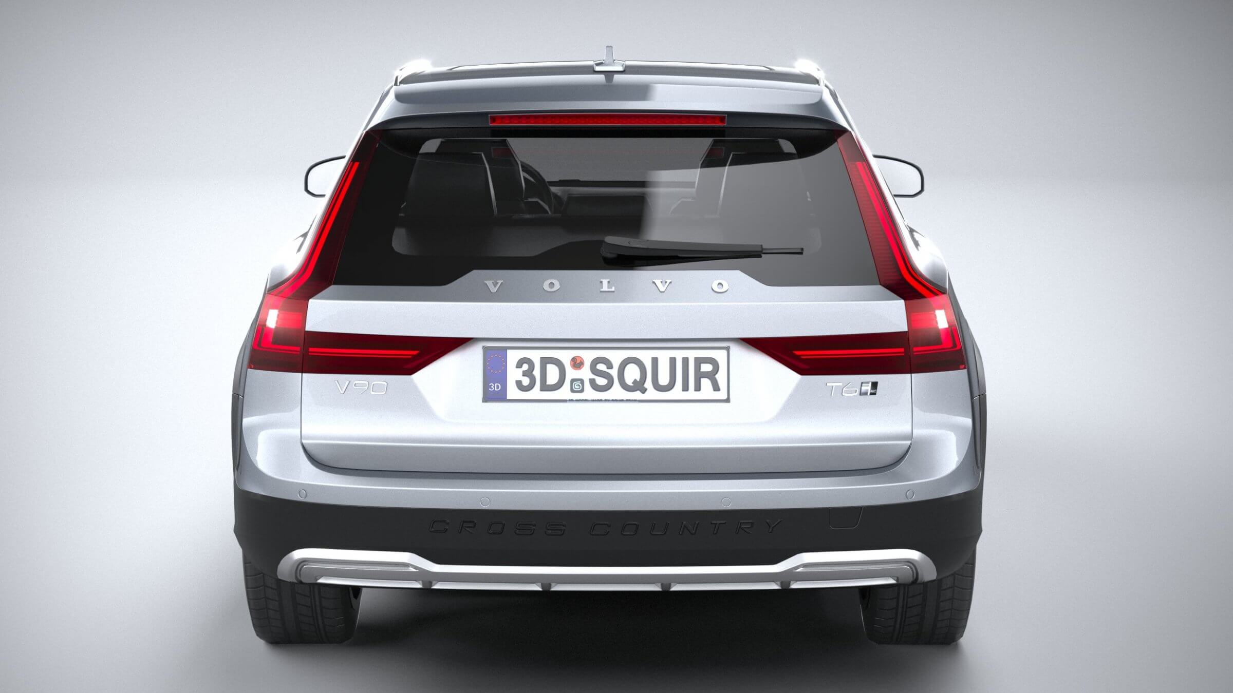 Volvo V90 Cross Country 2020 Low Poly - 3D Model by SQUIR