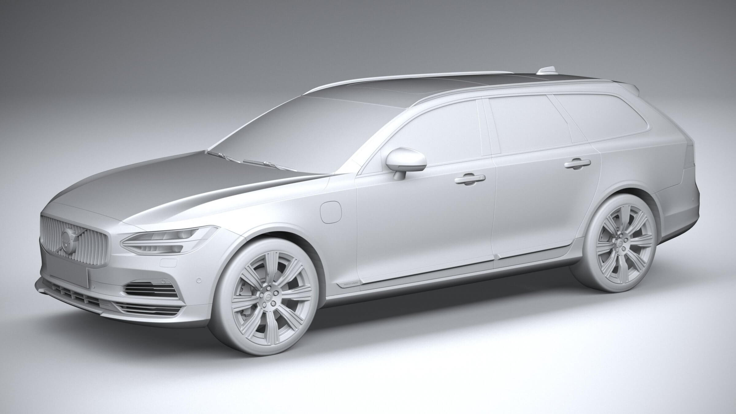 Volvo V90 Estate 2020 - 3D Model by SQUIR