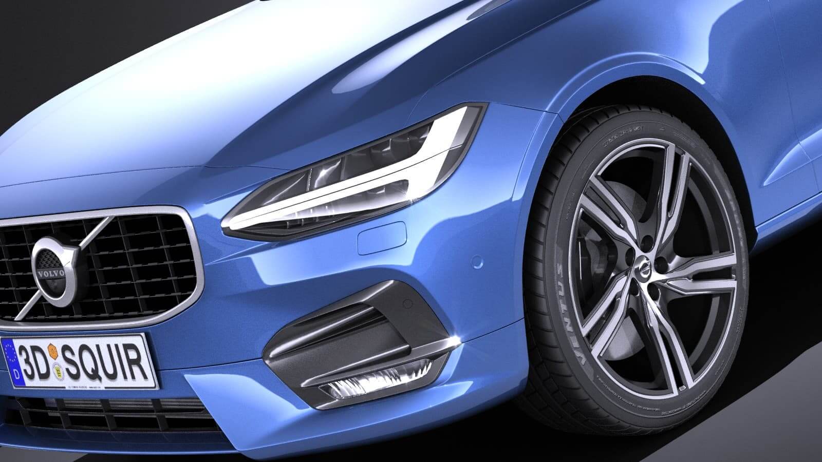 Volvo V90 Estate R Design 2017 - 3D Model by SQUIR