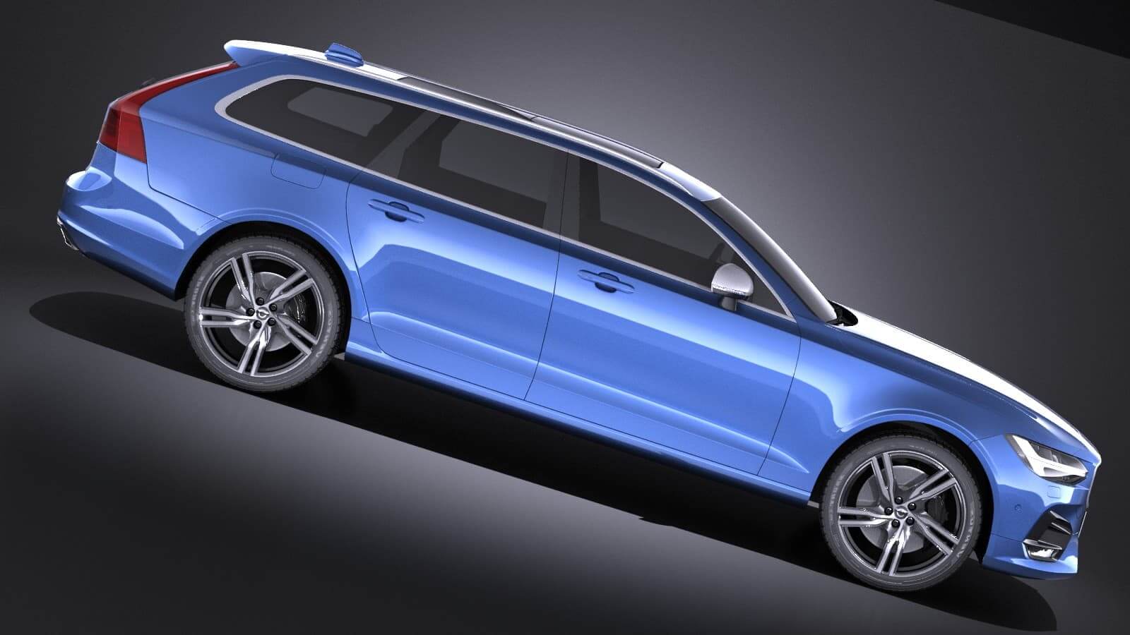 Volvo V90 Estate R Design 2017 - 3D Model by SQUIR