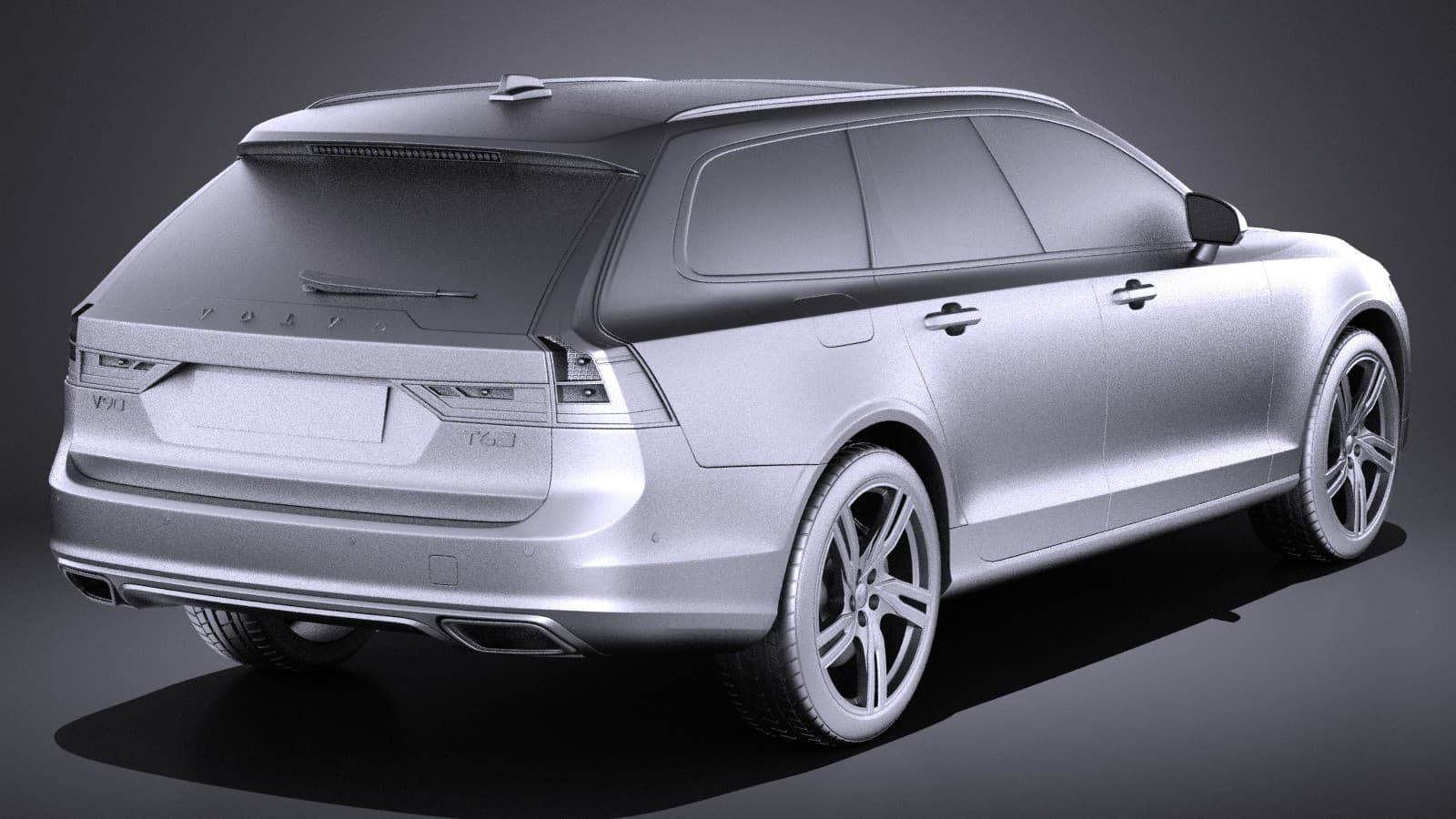 Volvo V90 Estate R Design 2017 - 3D Model by SQUIR