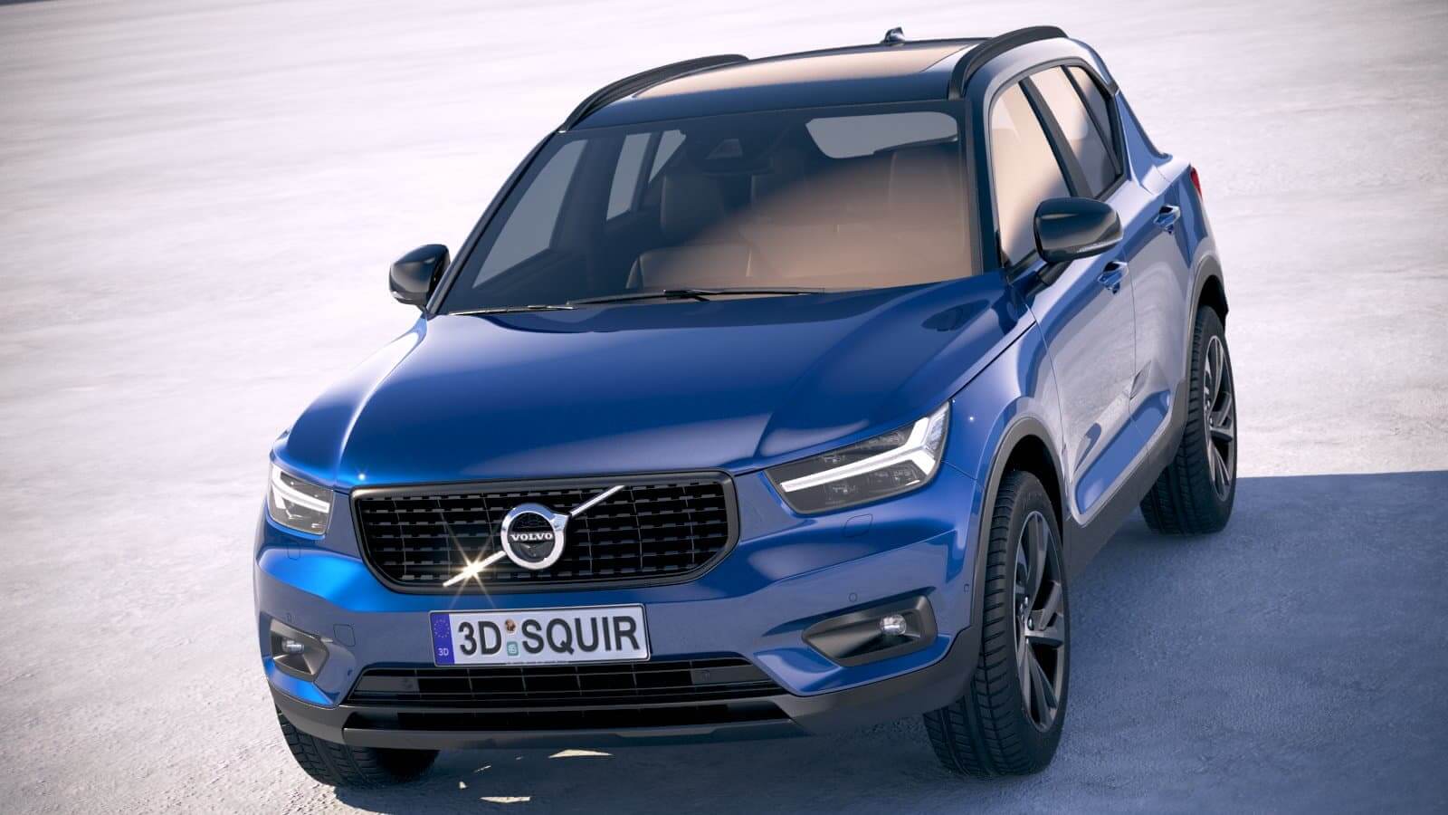 Volvo XC40 R-Design 2018 3D Model by SQUIR