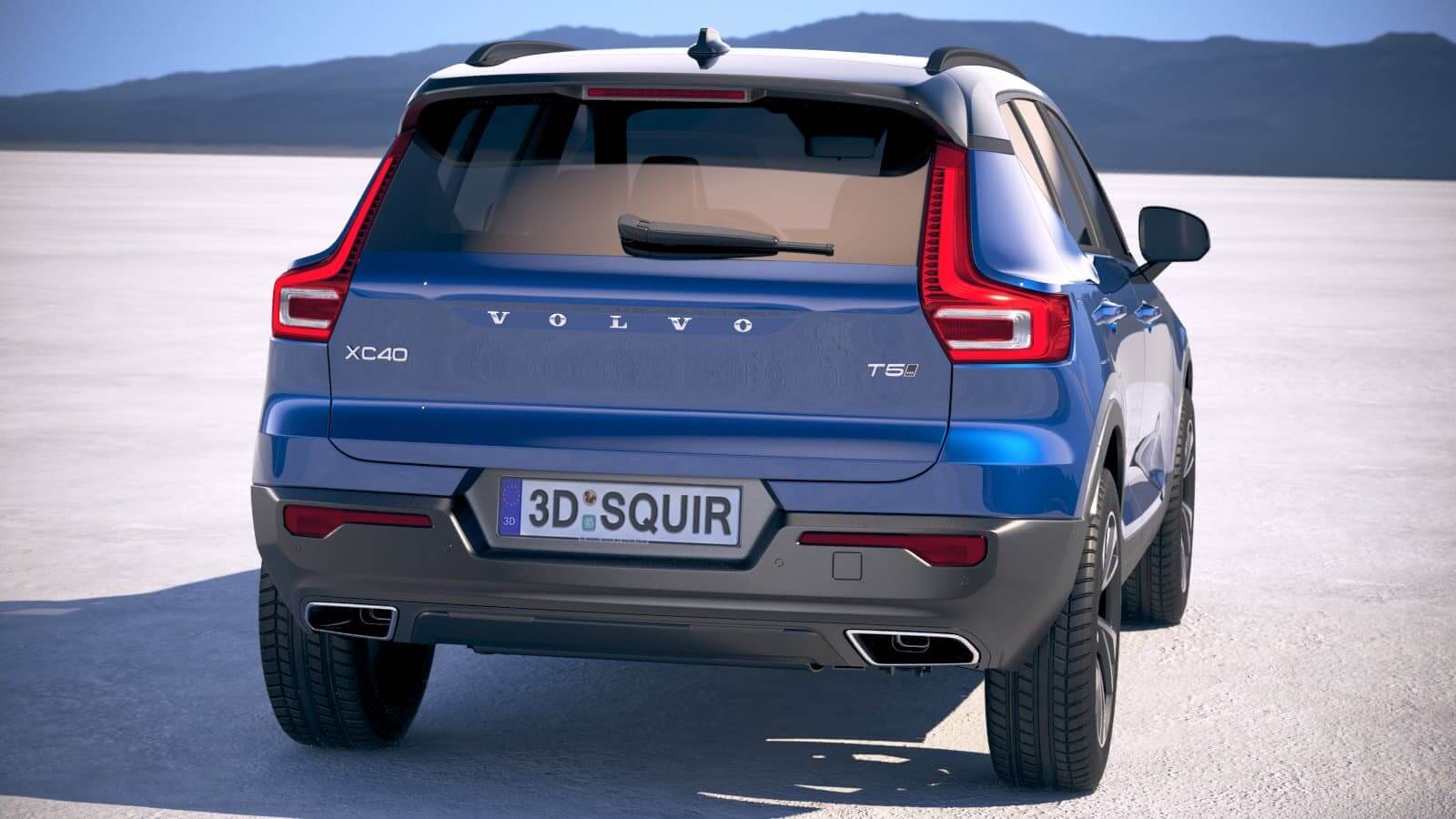 Volvo XC40 R-Design 2018 3D Model by SQUIR