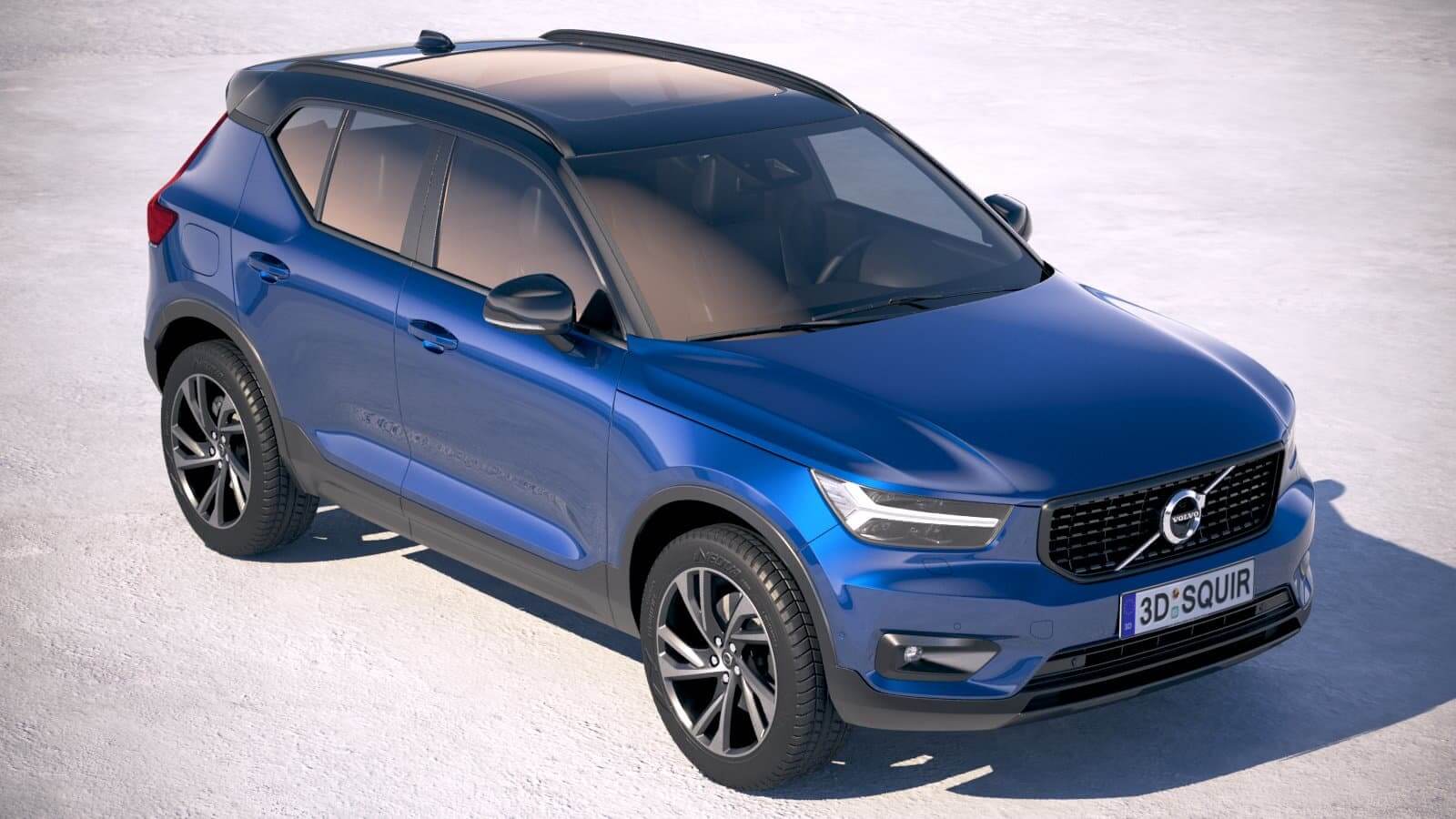 Volvo XC40 R-Design 2018 3D Model by SQUIR