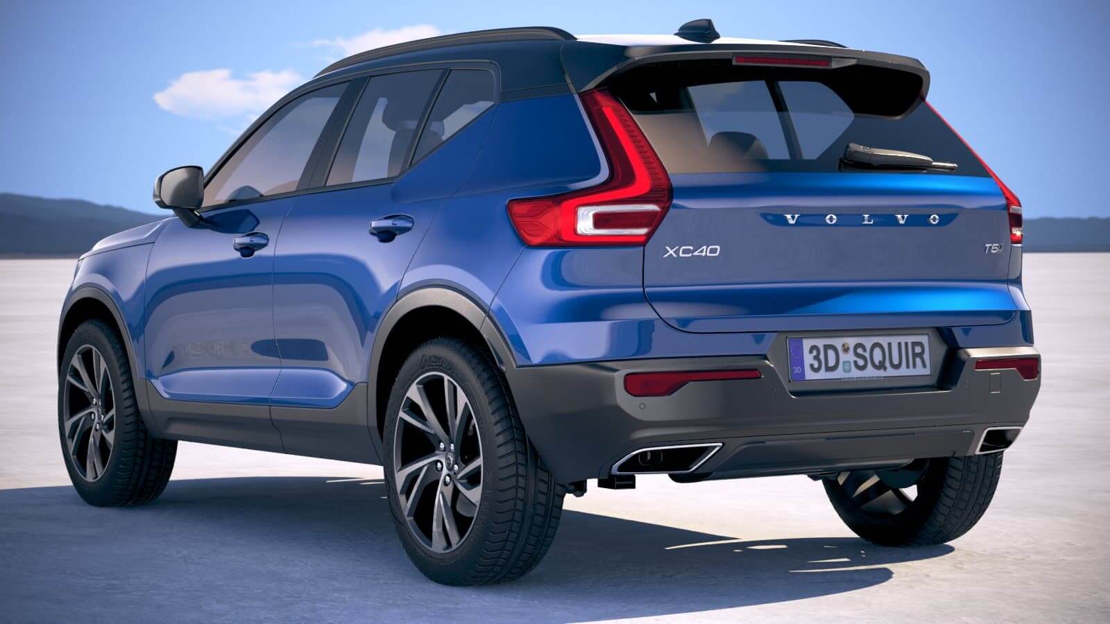 Volvo XC40 R-Design 2018 3D Model by SQUIR