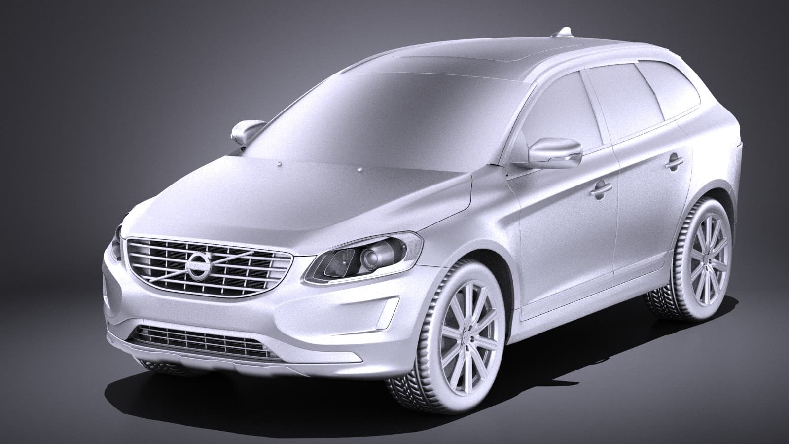 Volvo XC60 2014 (V-Ray) 3D Model by SQUIR