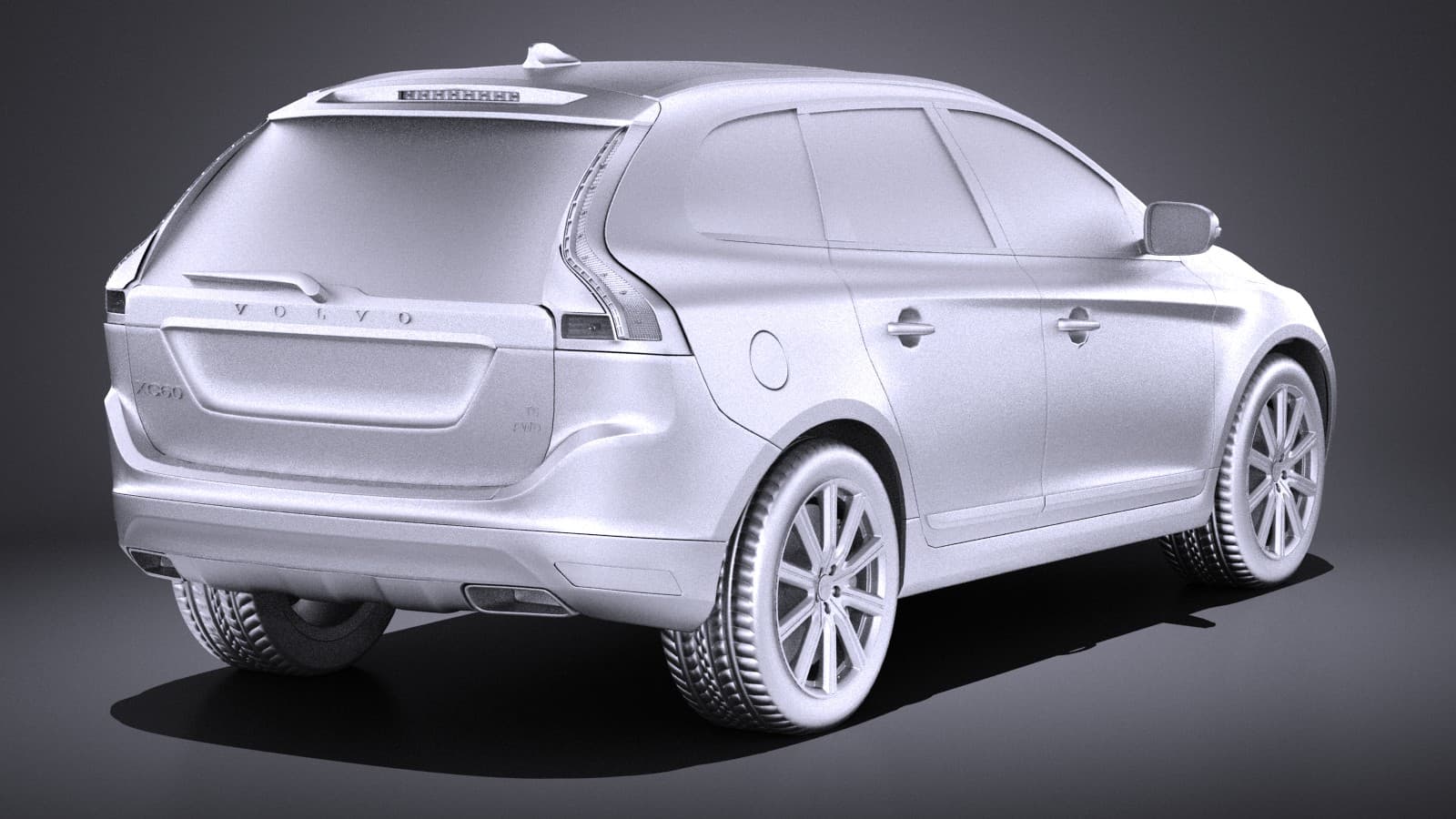 Volvo XC60 2014 (V-Ray) 3D Model by SQUIR