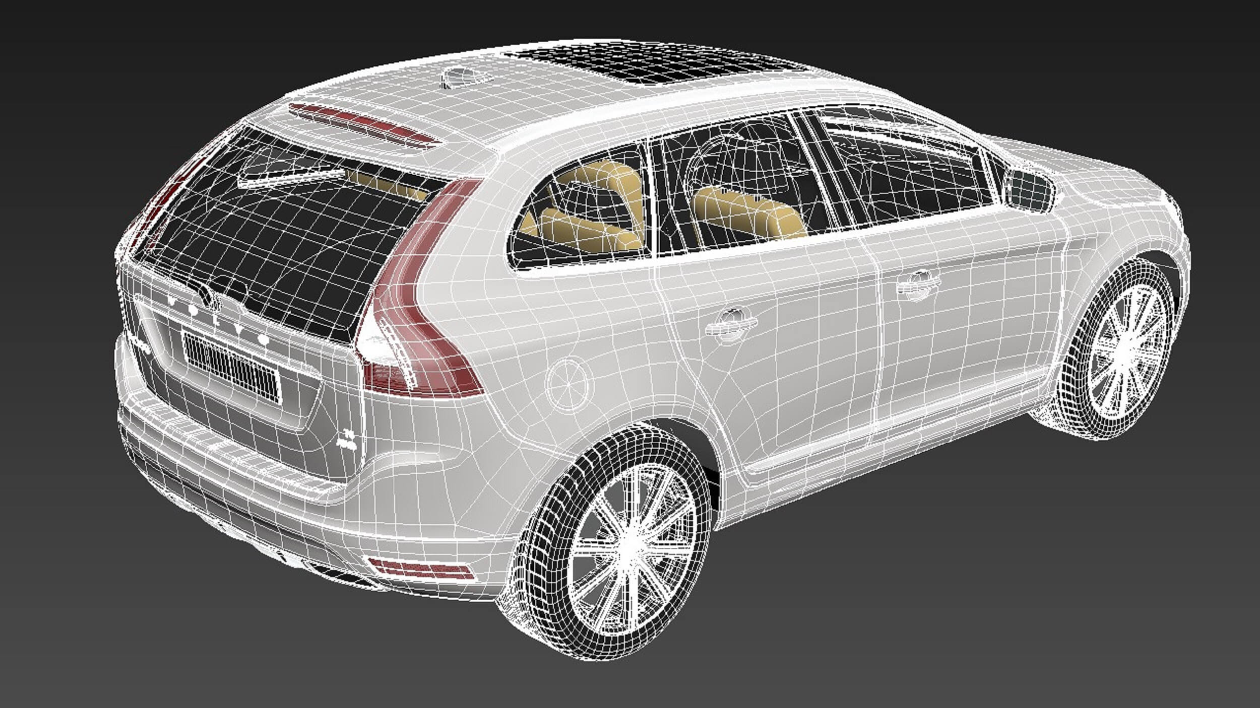 Volvo XC60 2014 - 3D Model by SQUIR
