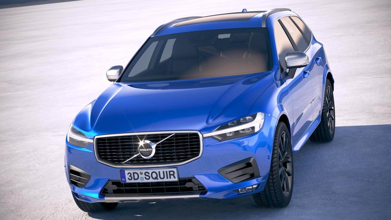 Volvo XC60 R-Design 2018 3D Model by SQUIR