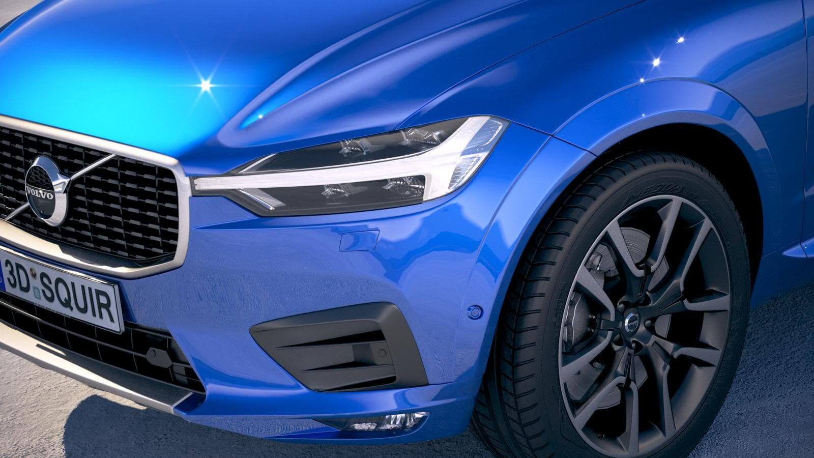 Volvo XC60 R-Design 2018 3D Model by SQUIR