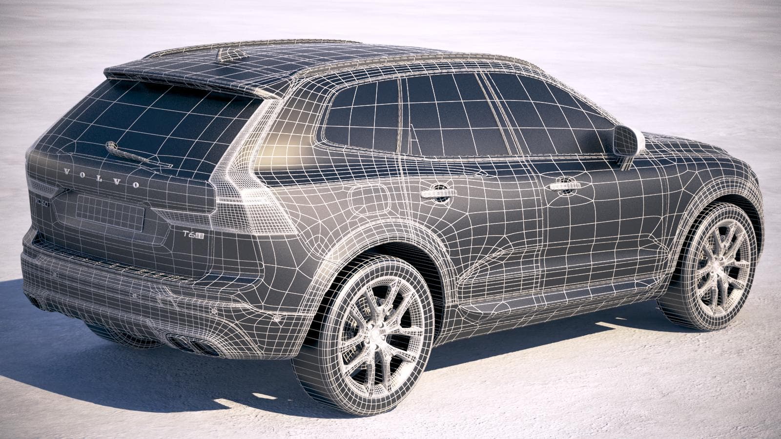 Volvo XC60 R-Design 2018 3D Model by SQUIR