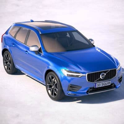 Volvo XC60 R-Design 2018 3D Model by SQUIR