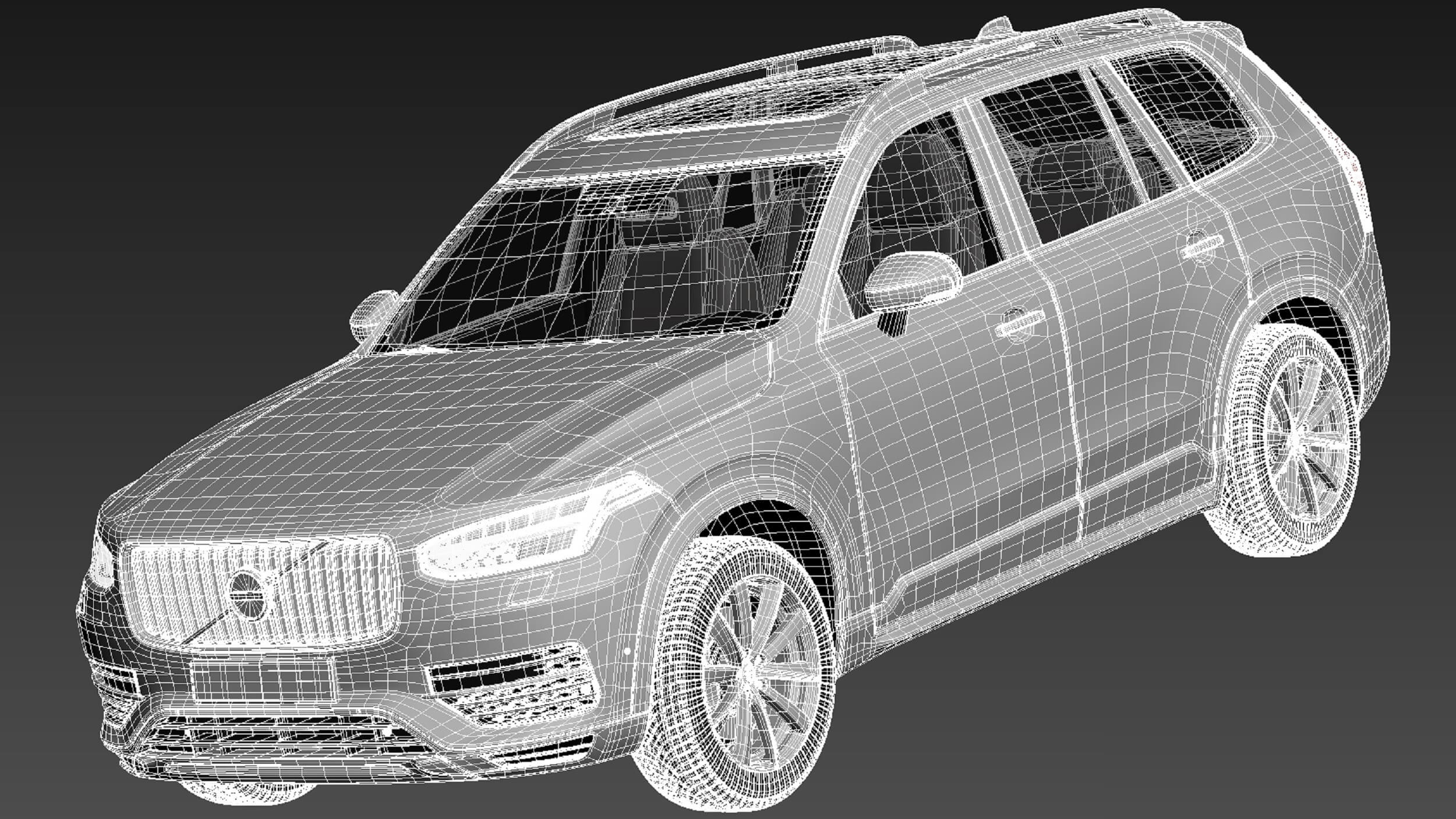 Volvo XC90 2015 - 3D Model by SQUIR