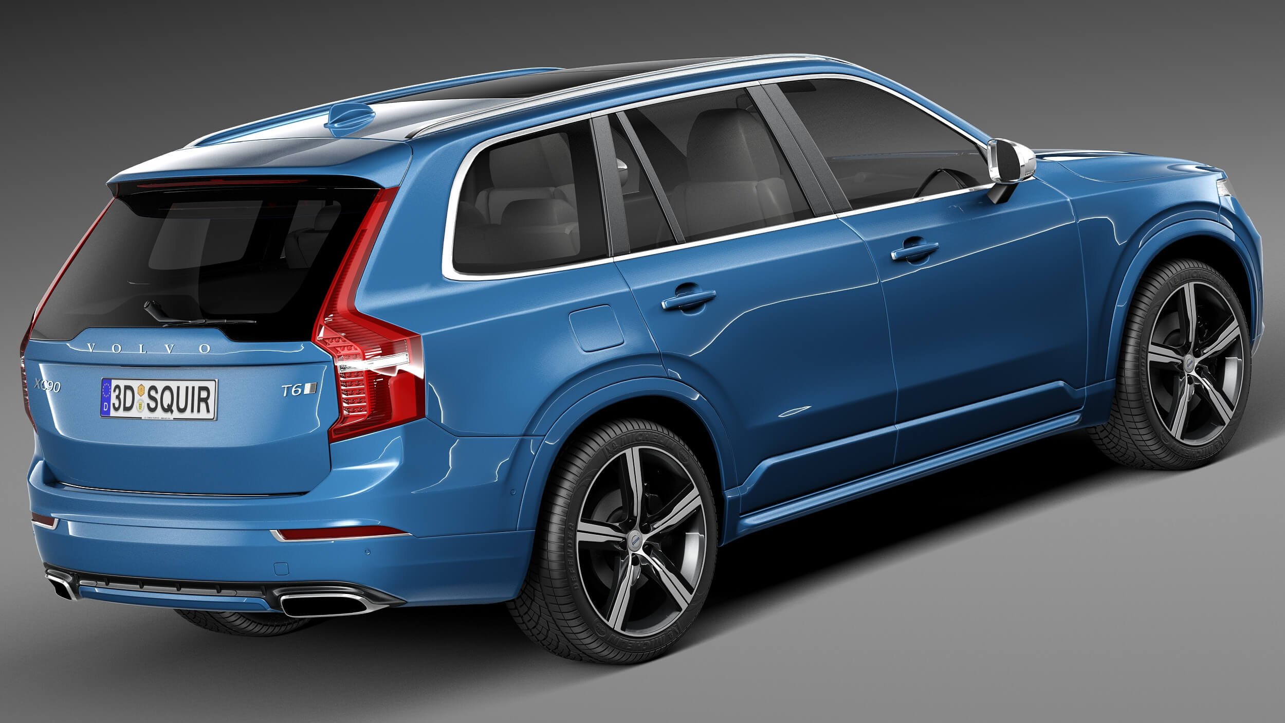 Volvo XC90 R-Design 2015 3D Model by SQUIR