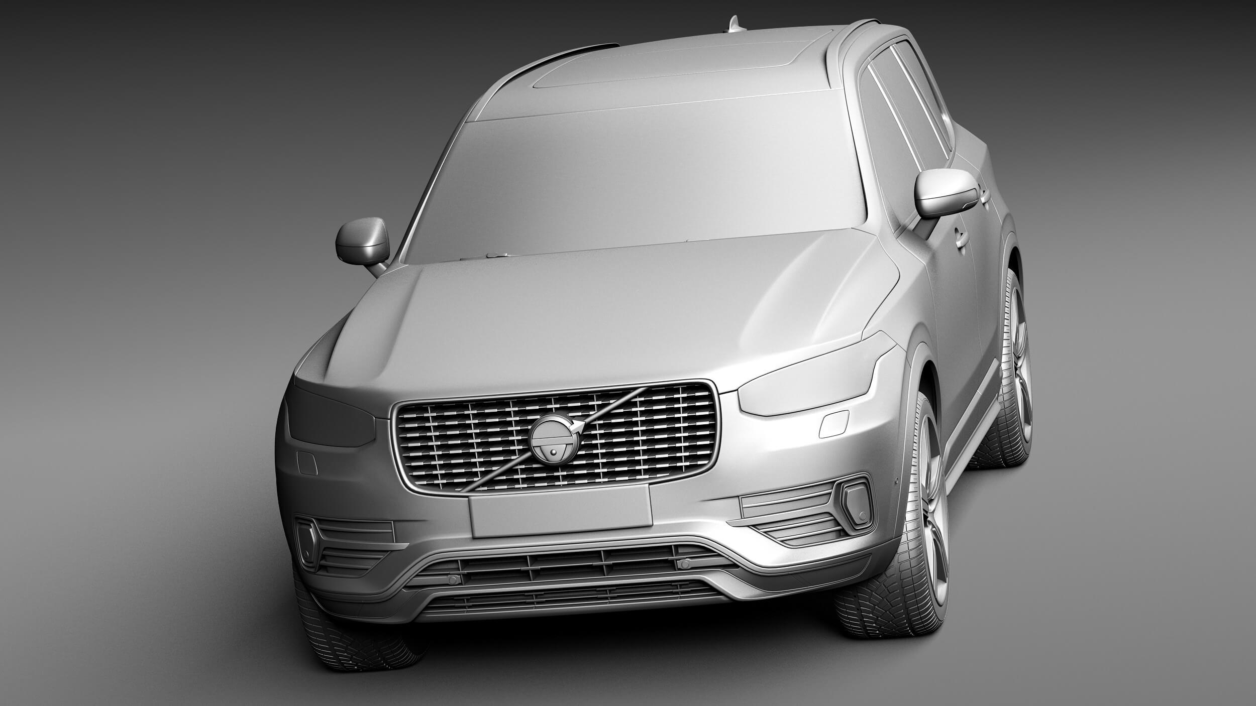 Volvo XC90 R-Design 2015 3D Model by SQUIR