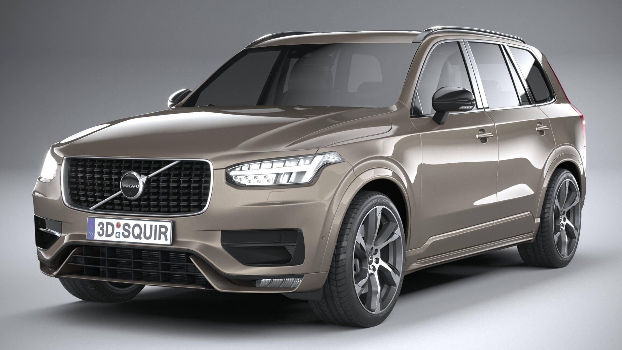 Volvo XC90 R-Design 2020 3D Model by SQUIR