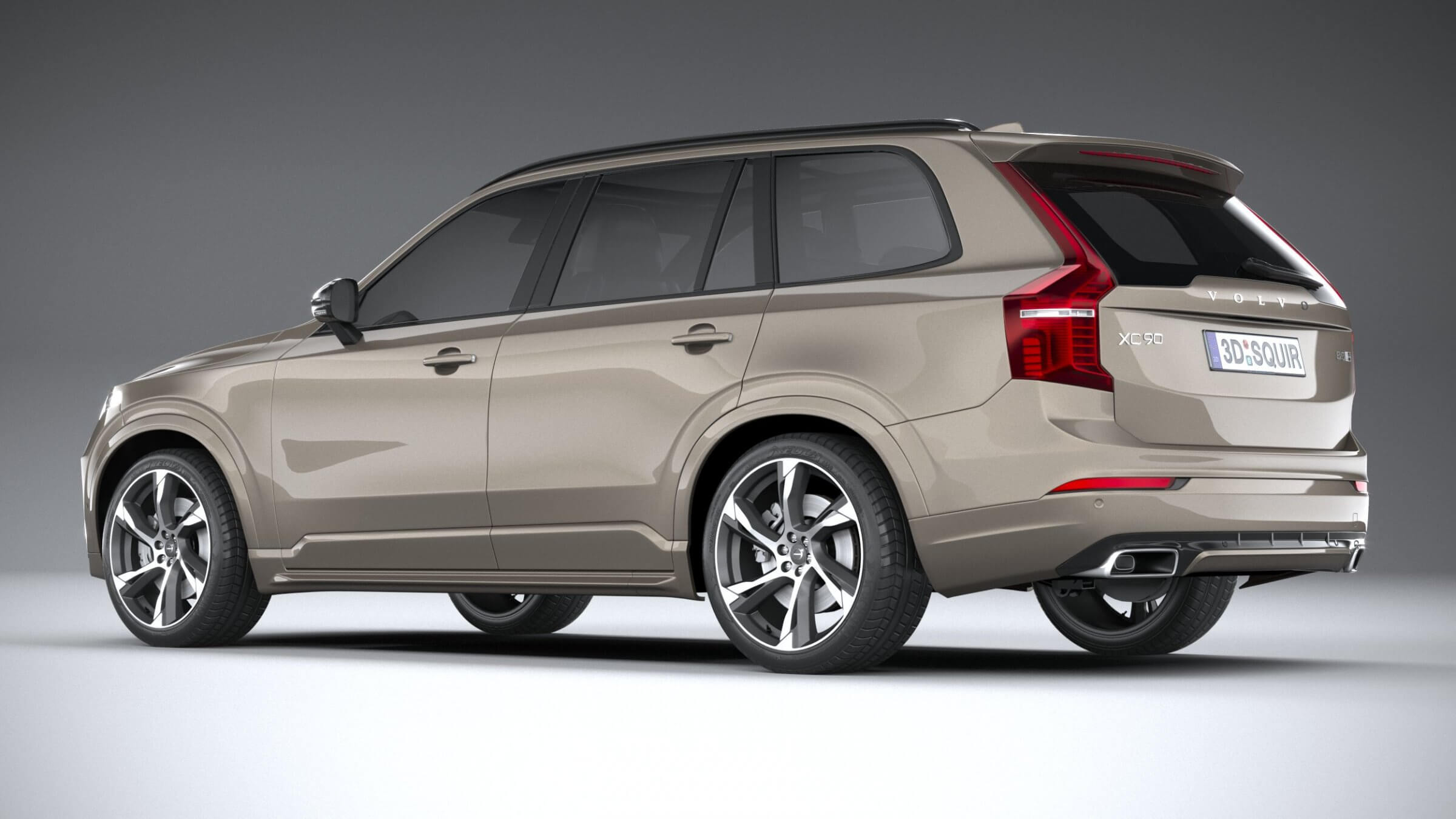 Volvo XC90 R-Design 2020 3D Model by SQUIR