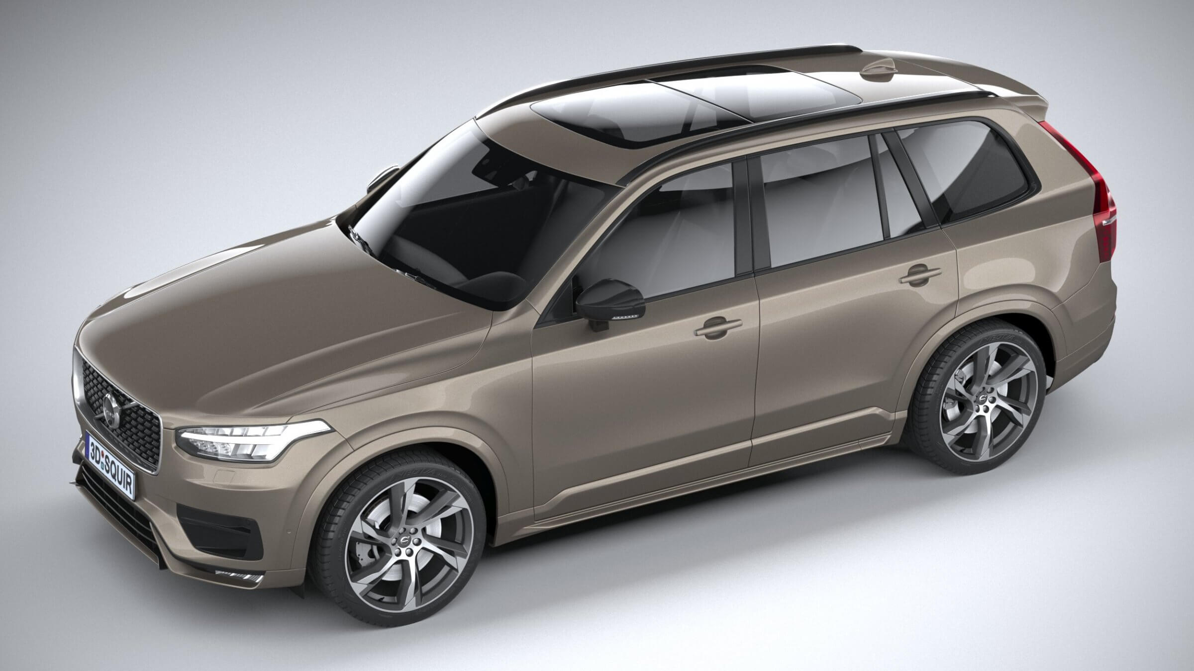 Volvo XC90 R-Design 2020 3D Model by SQUIR