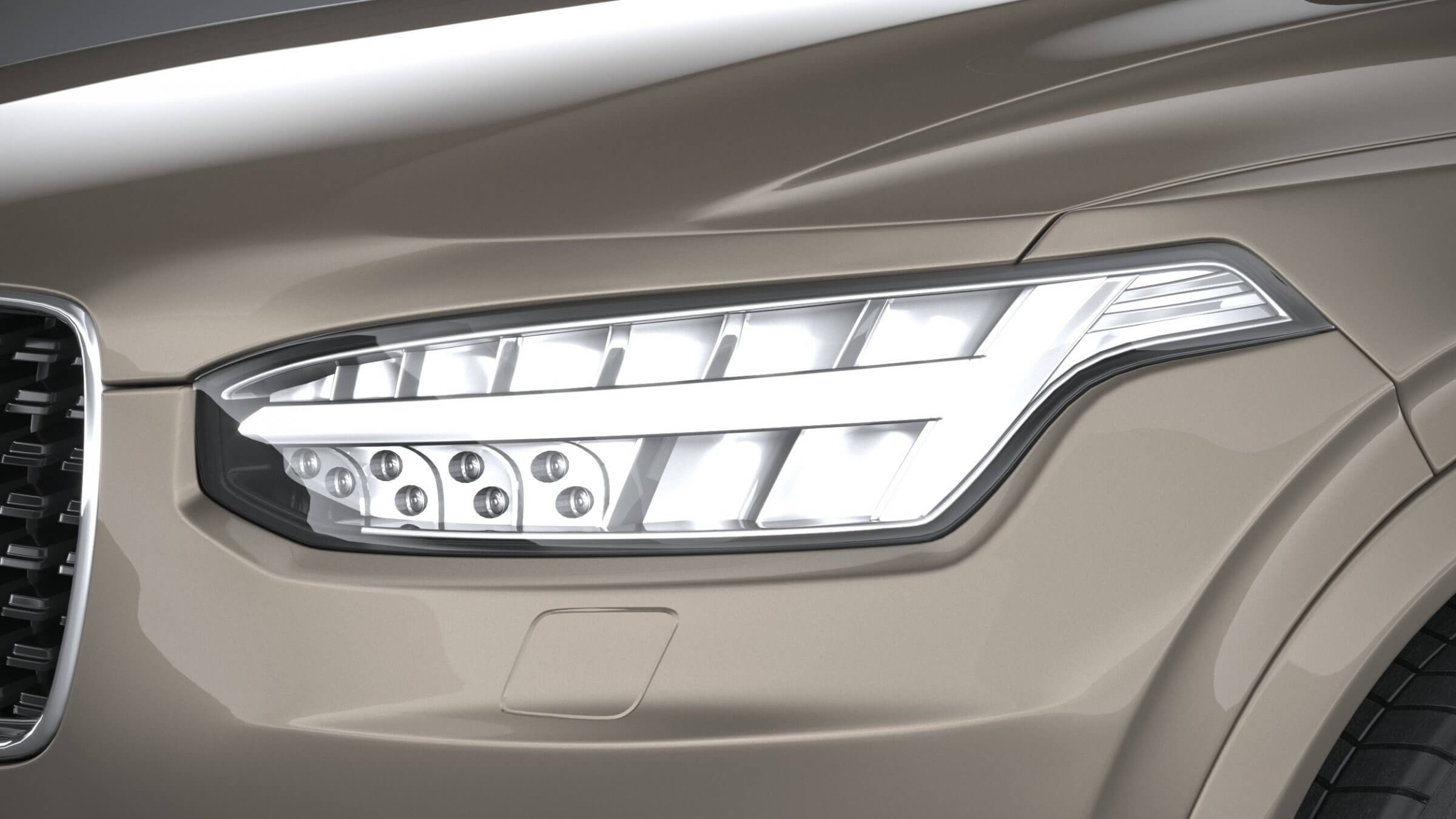 Volvo XC90 R-Design 2020 3D Model by SQUIR