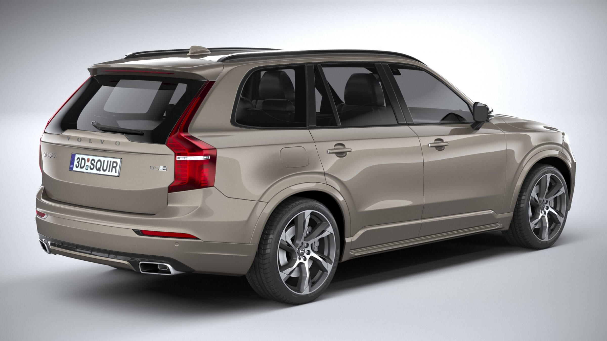 Volvo XC90 R-Design 2020 3D Model by SQUIR